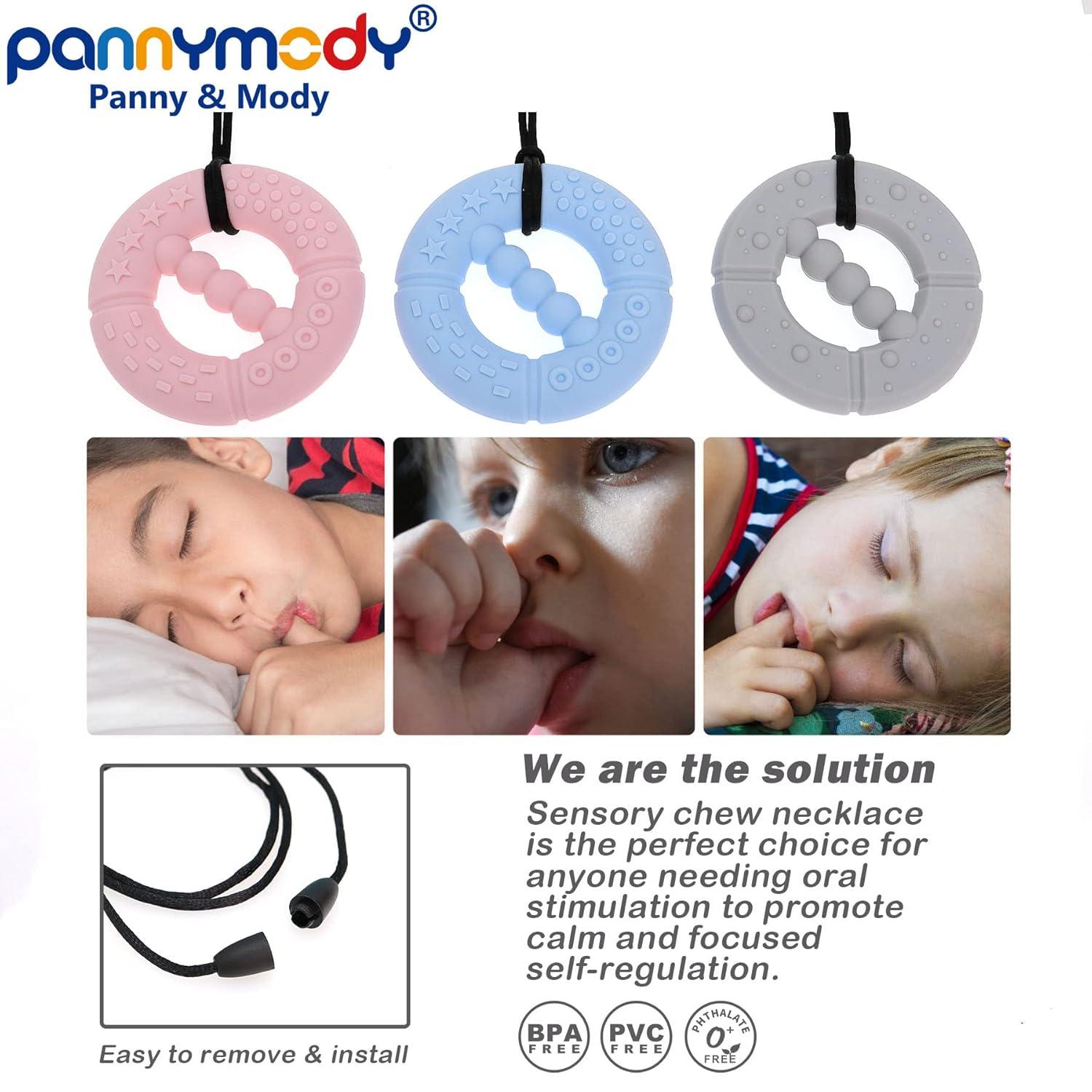 Panny & Mody Chewing Chain Necklace for Boys & Girls - Sensory Chewable ...
