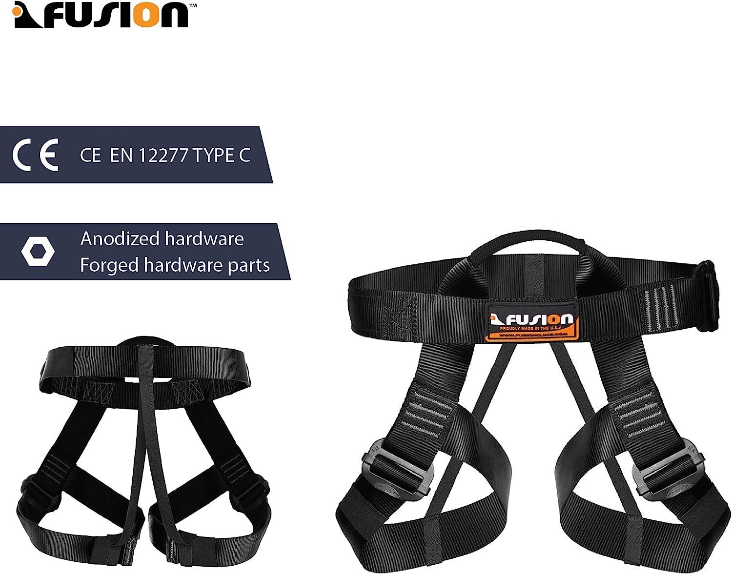 Fusion Climb Centaur Half Body Harness - Ideal for Fire Rescue, Caving ...