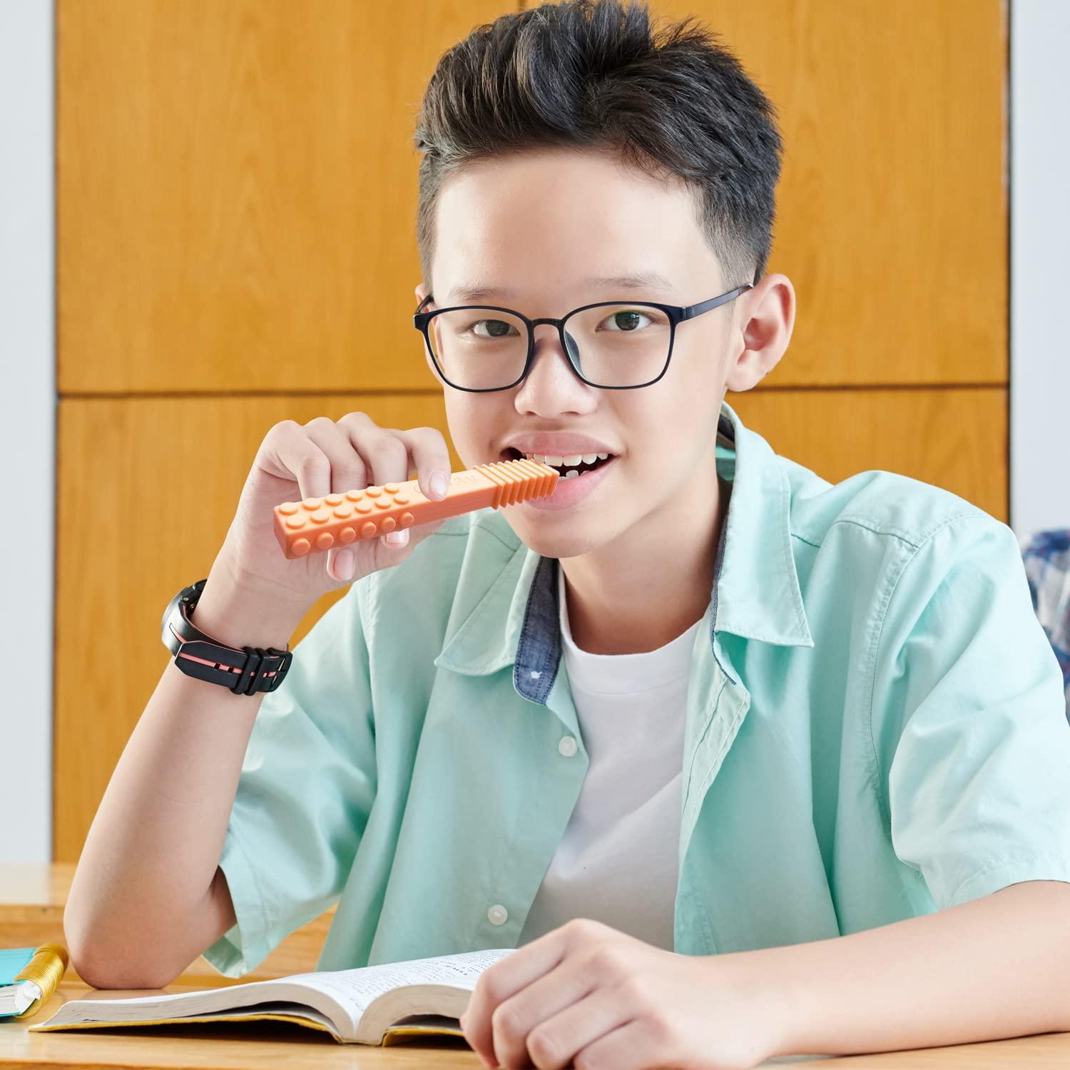 Sensory Chew Stick Toys (5 Pack) - Extra Tough Tool for ADHD, Autism ...