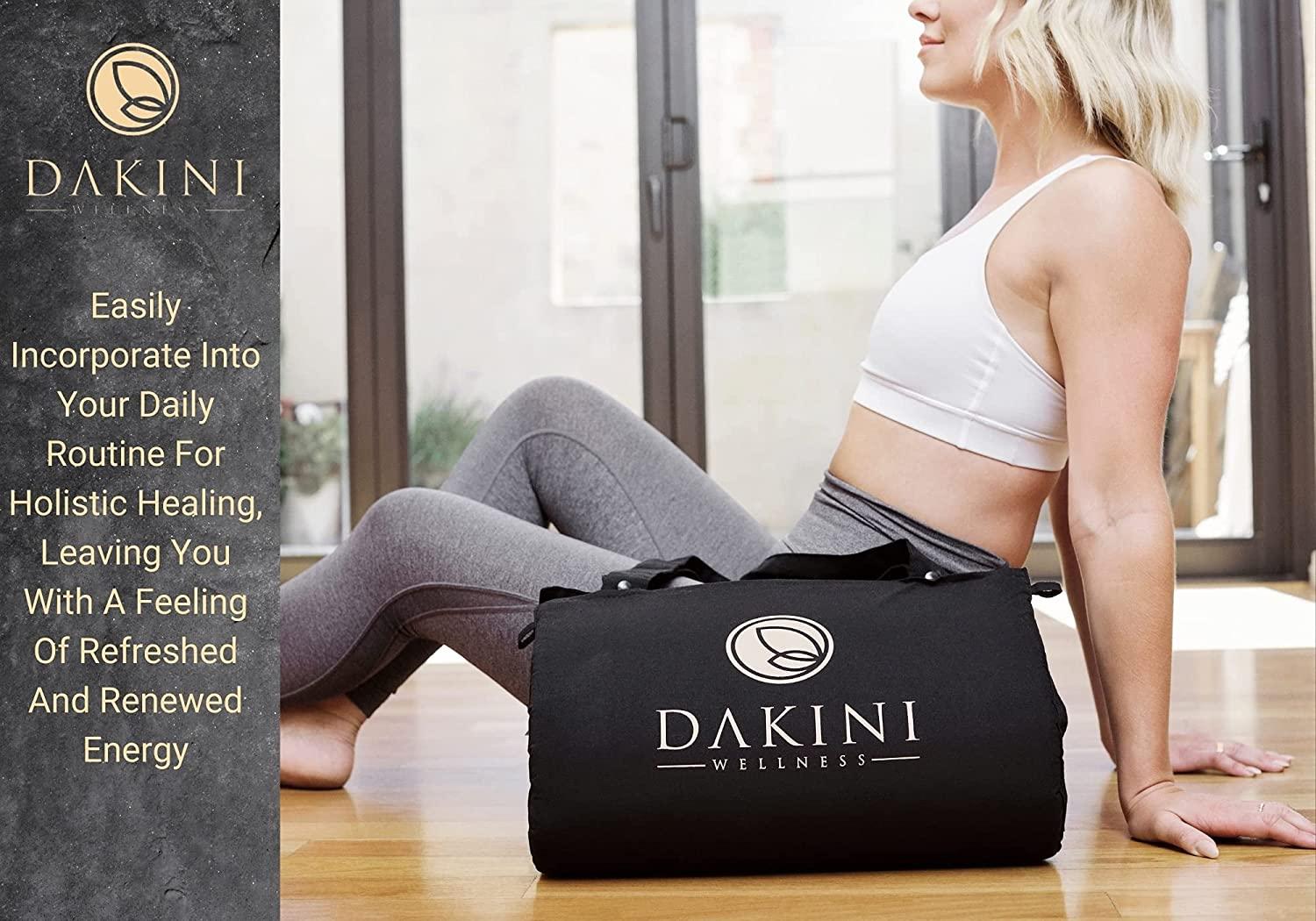 Dakini Wellness Acupressure Mat and Pillow Set - Organic Cotton - Eco-Friendly Body Mat for Back ...