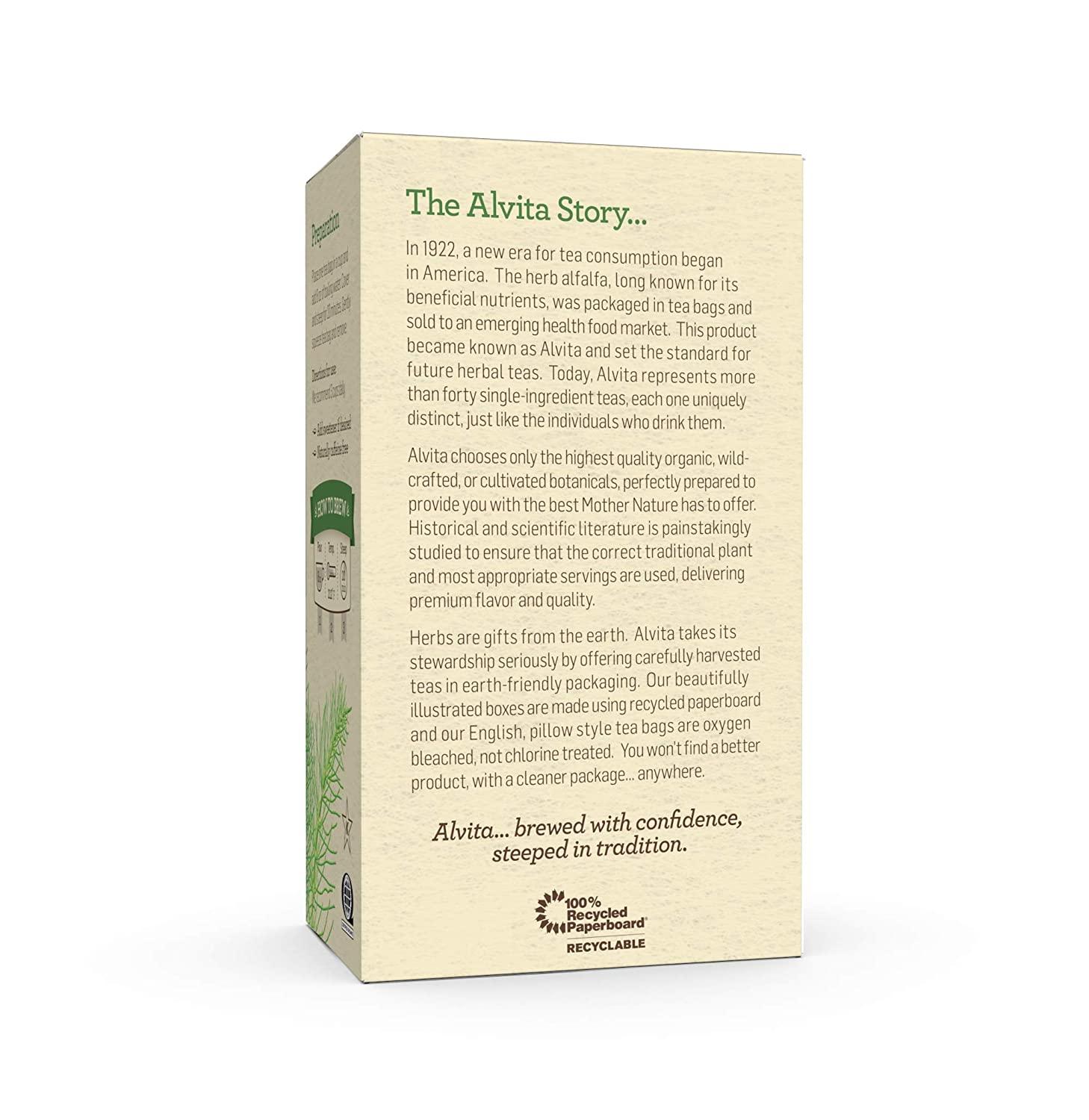 Alvita Organic Horsetail Herbal Tea - Made with Premium Quality Organic ...