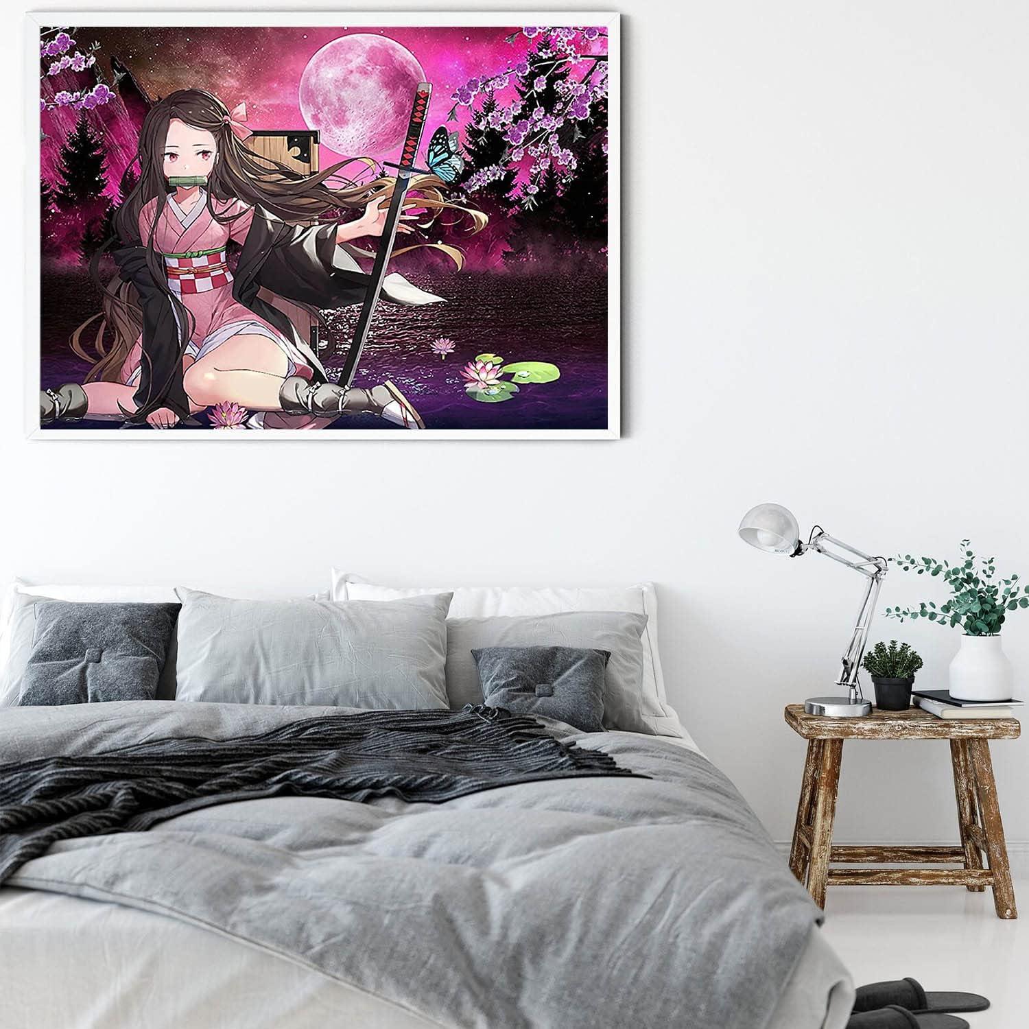 Demon Slayer Diamond Art Painting Kit for Adults - Anime Round Full ...