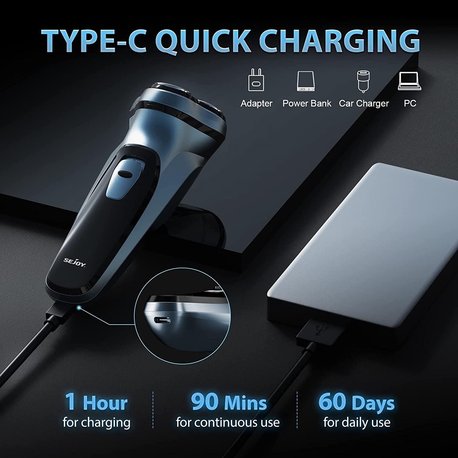 Electric Razor for Men, Mens Electric Shavers, Rechargeable Electric ...