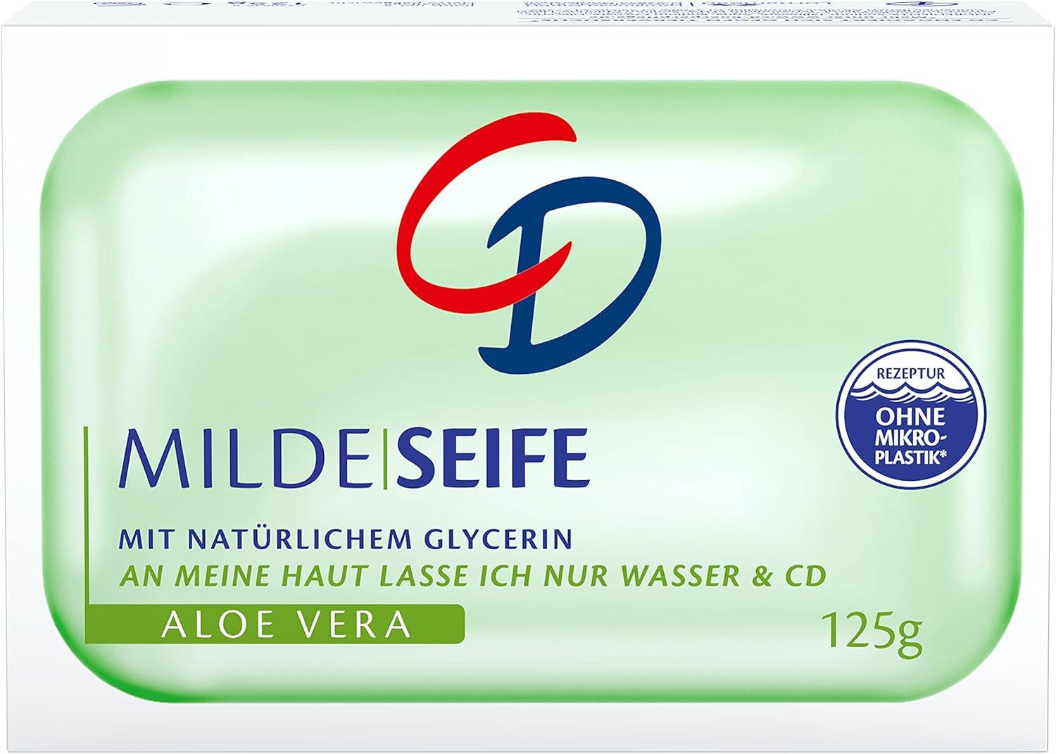 Mild Aloe Vera Soap 125g | Glycerin-Enriched Solid Soap | Pack of 4 ...
