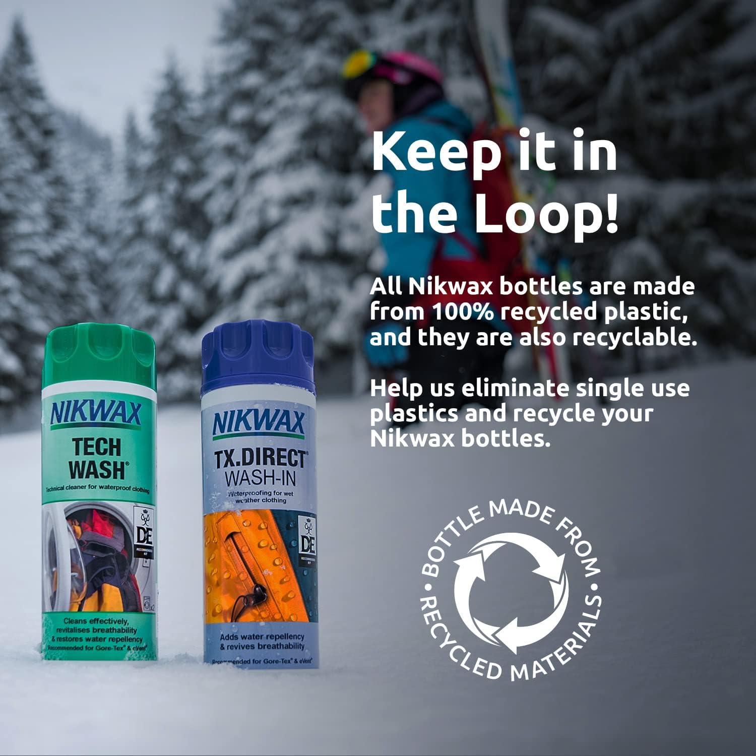 Nikwax Hardshell Cleaner & Waterproofing Duo-Pack 300ml | Eco-Friendly ...