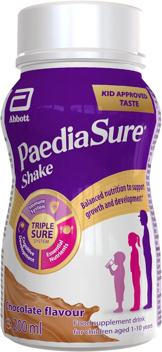 PediaSure Shake 12x200ml Chocolate Flavour - Kids Supplement with 26 ...