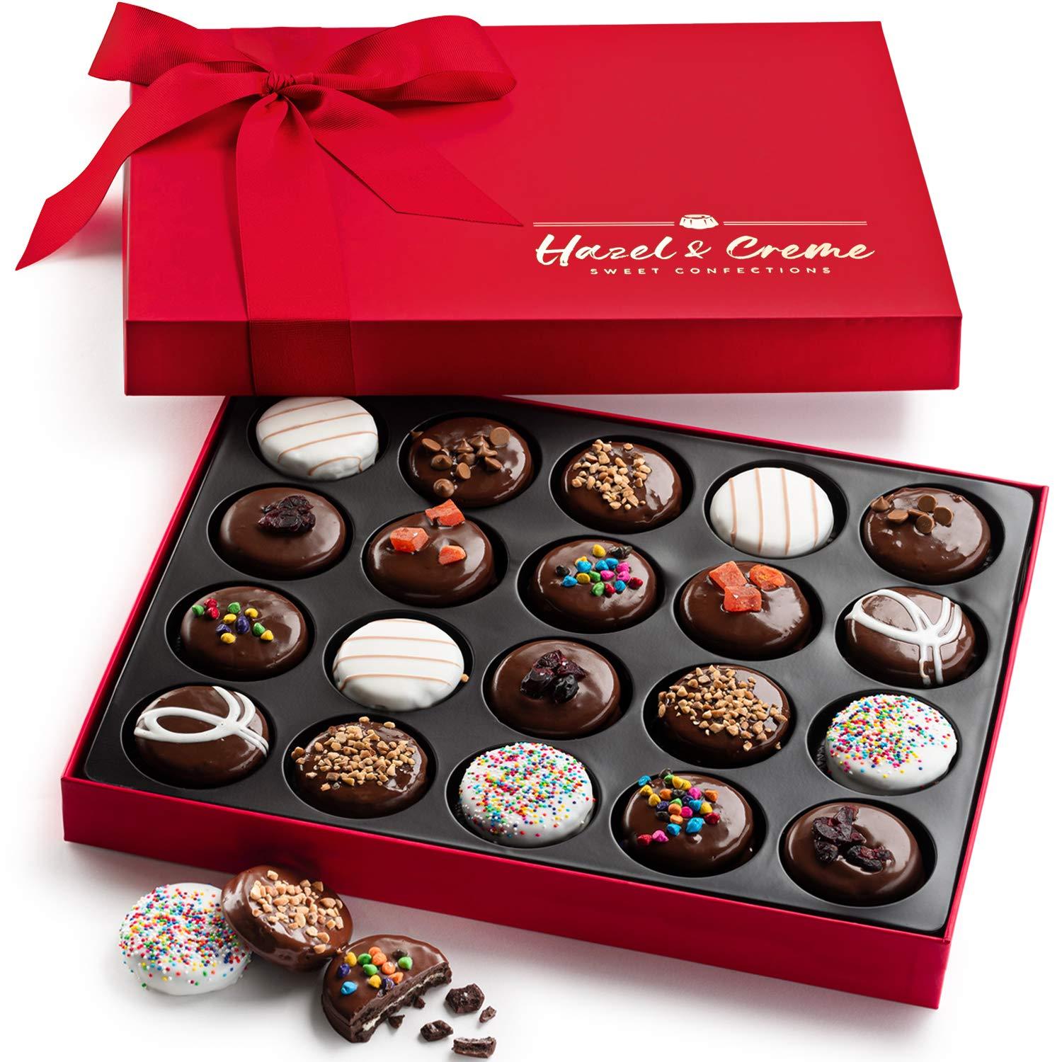 Hazel & Creme Chocolate Covered Cookie Gift - 20 Pcs - Gourmet Cookies ...