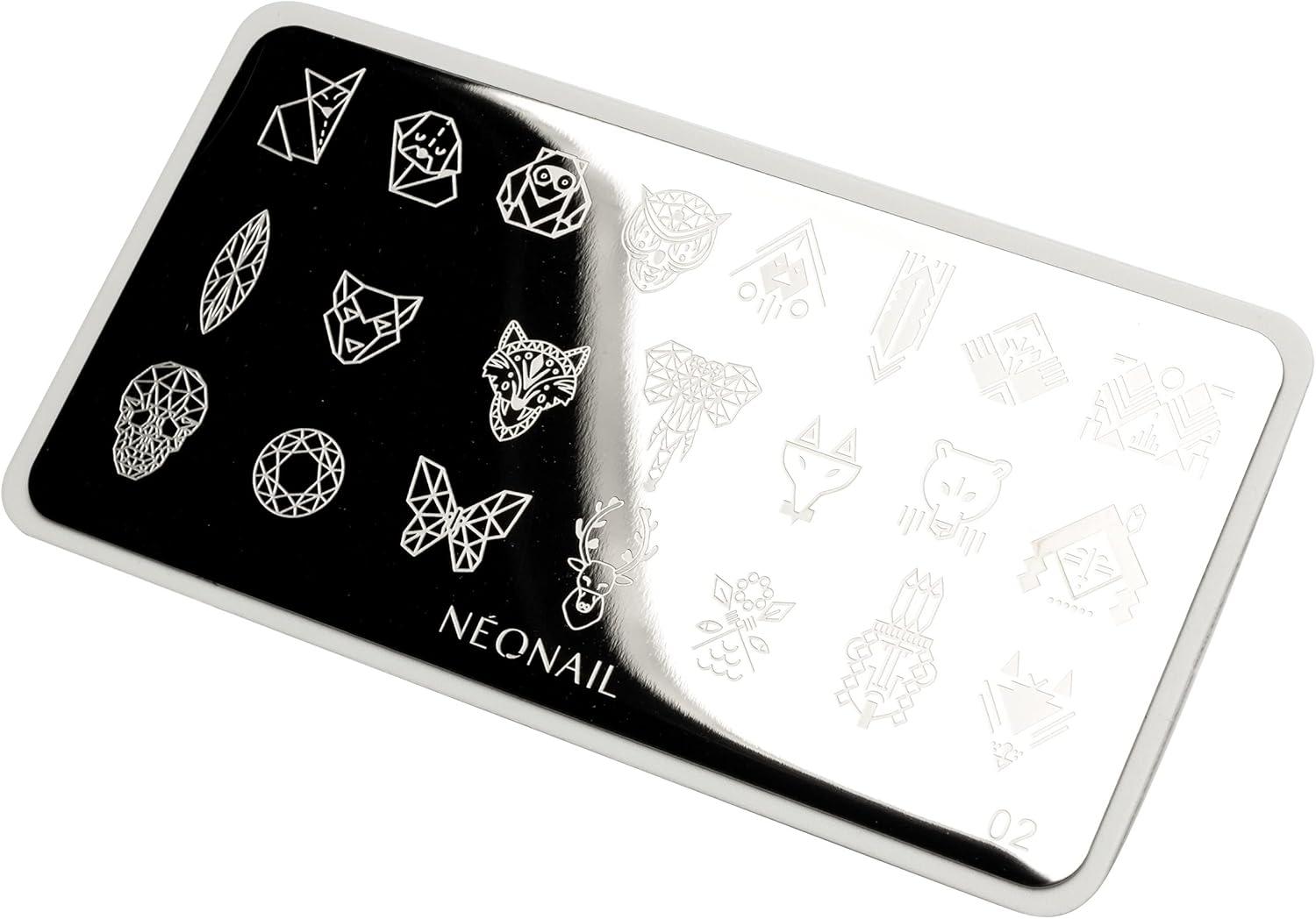 Neonail Stamping Plate 02 - Premium Nail Art Stencil for Stunning ...