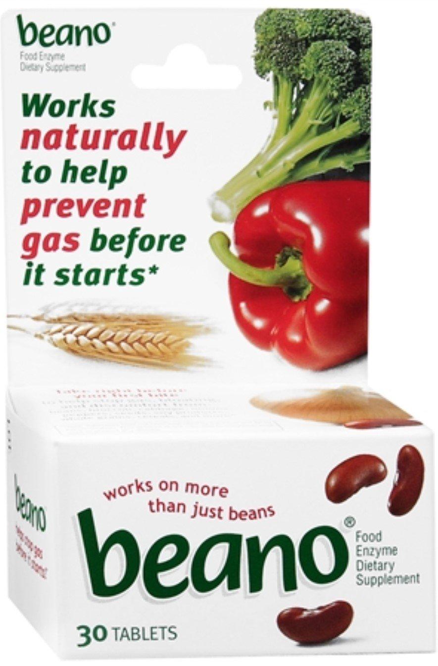 Buy Beano Food Enzyme Dietary Supplement - 30 Tablets for Digestive ...