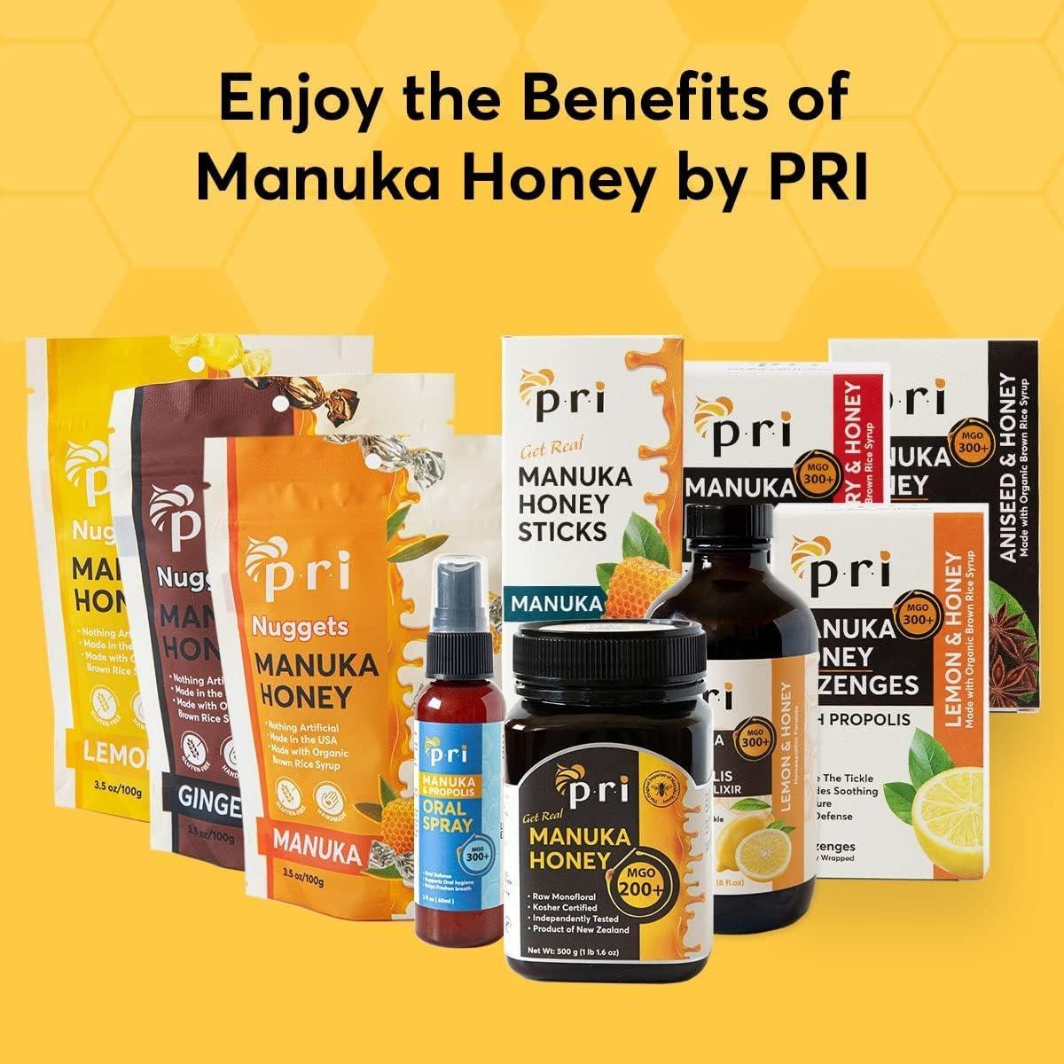 PRI Natural Dry Cough Syrup - Manuka Honey, Propolis, Tea Tree Oil ...