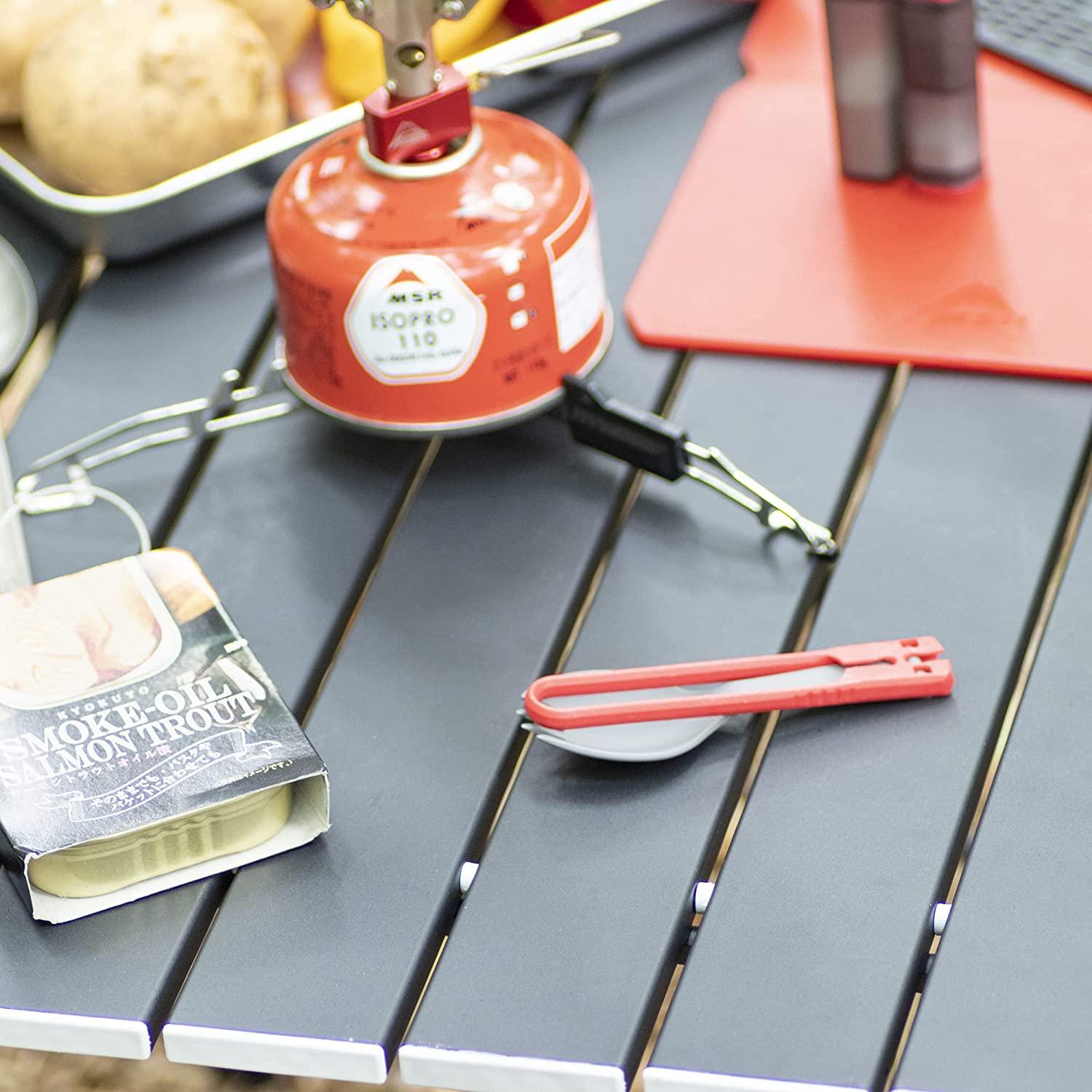 MSR Folding Camping Spork - Red | Lightweight & Compact Utensil for ...