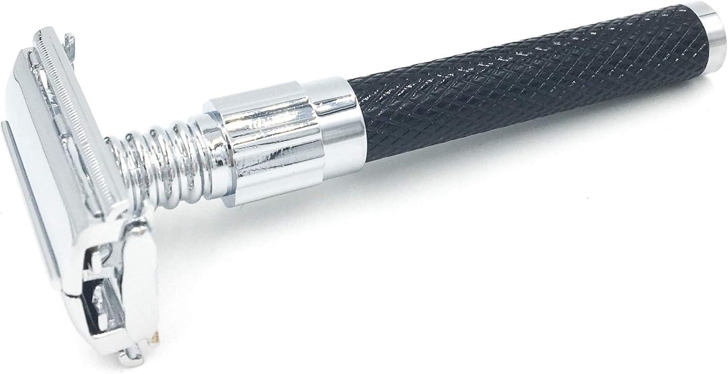 Buy Parker 92R Graphite Gray Heavyweight Double Edge Safety Razor for ...