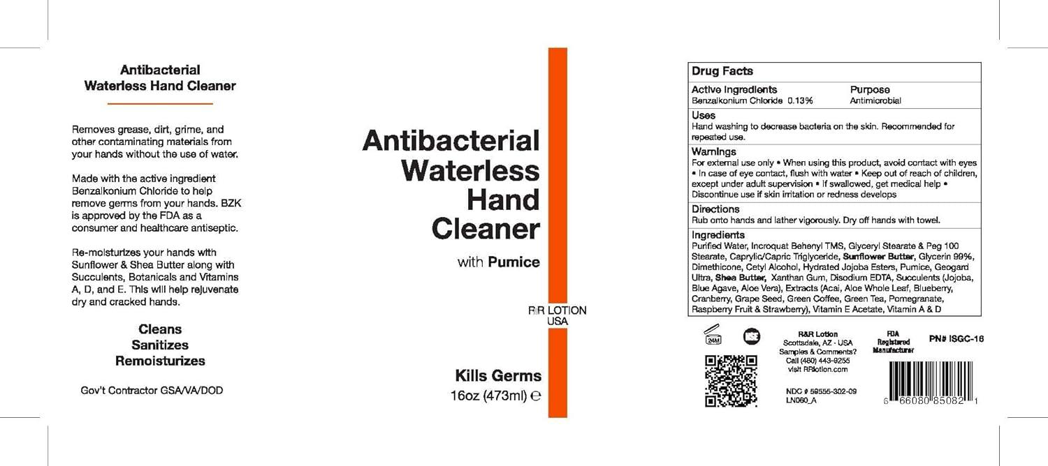 Waterless Antibacterial Hand Cleanser Kills 99.99% of Germs Cleans Dirt ...