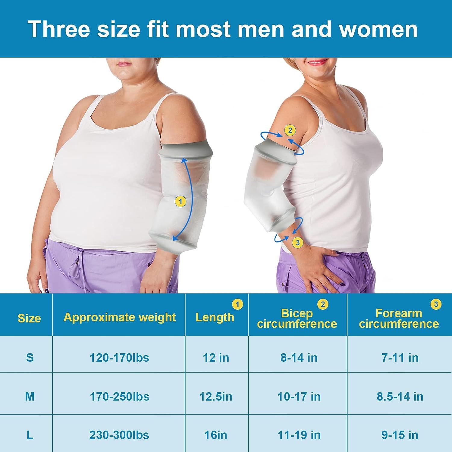 Waterproof PICC Line Shower Cover for Upper Arm - Adult Reusable Sleeve ...