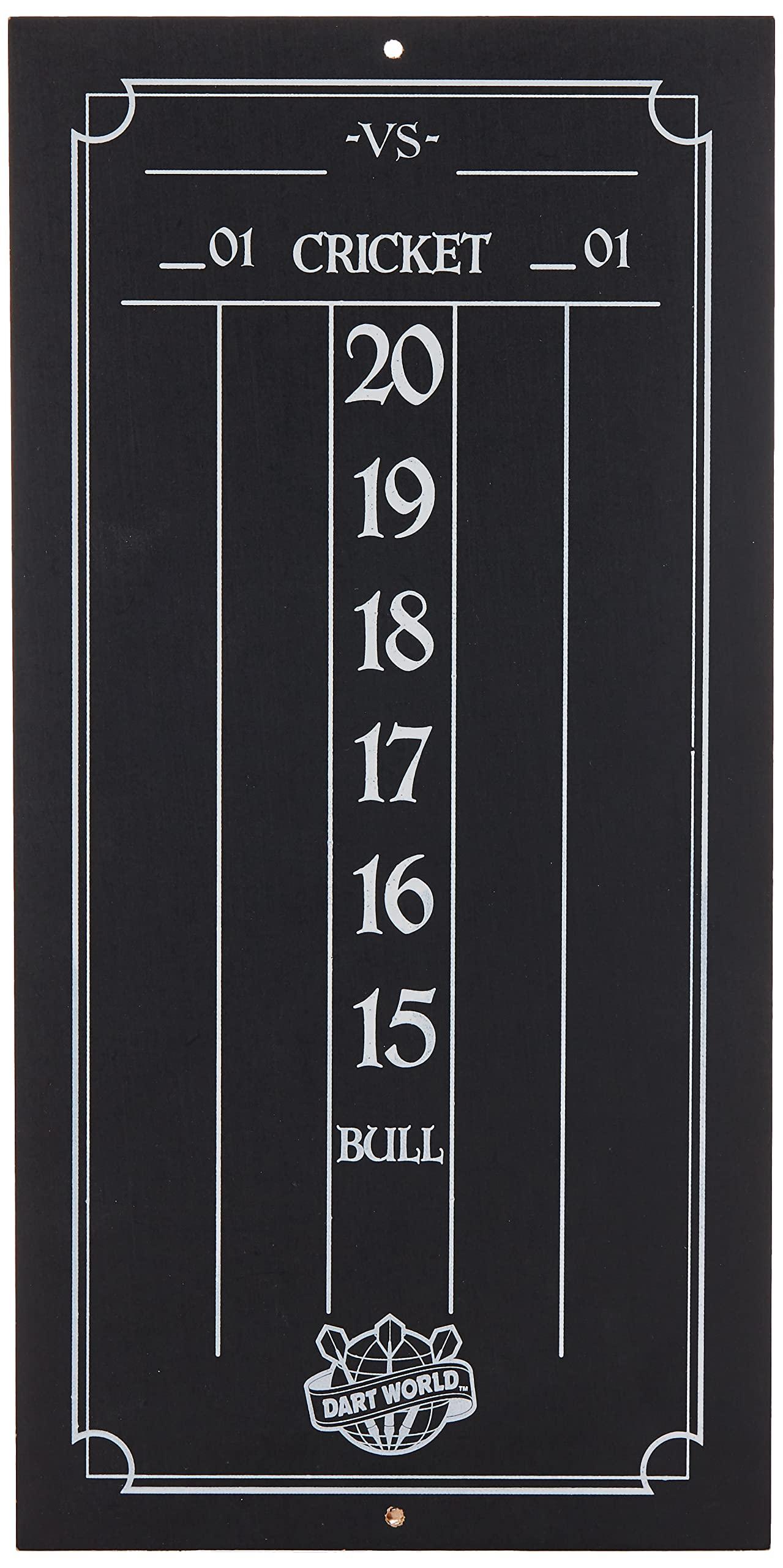 Dart World Cricketeer Mini Scoreboard - Black | Keep Track of Your Game ...