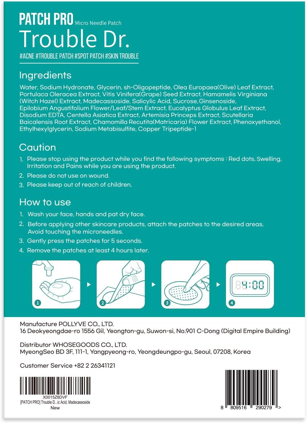 Patch Pro Micro Needle Patch: 9 Micro Needle Pimple Patches for ...