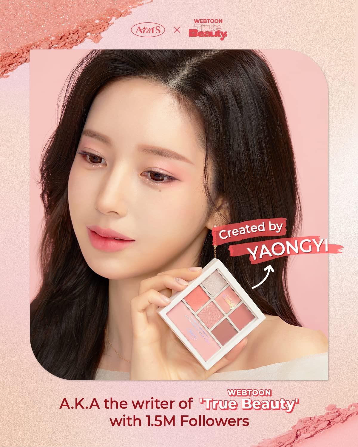 AMTS x True Beauty Edition Love EyeShadow Palette - Matte, Shimmer ...