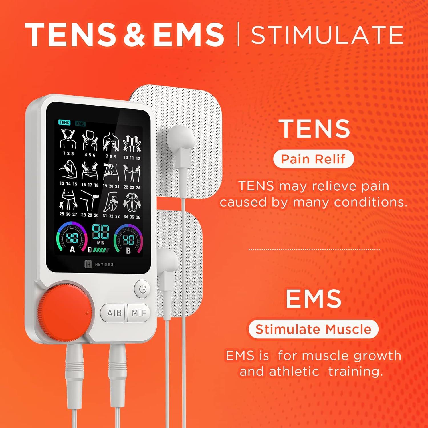 Advanced TENS Device for Pain Relief | 72 Modalities & 40 Intensity ...
