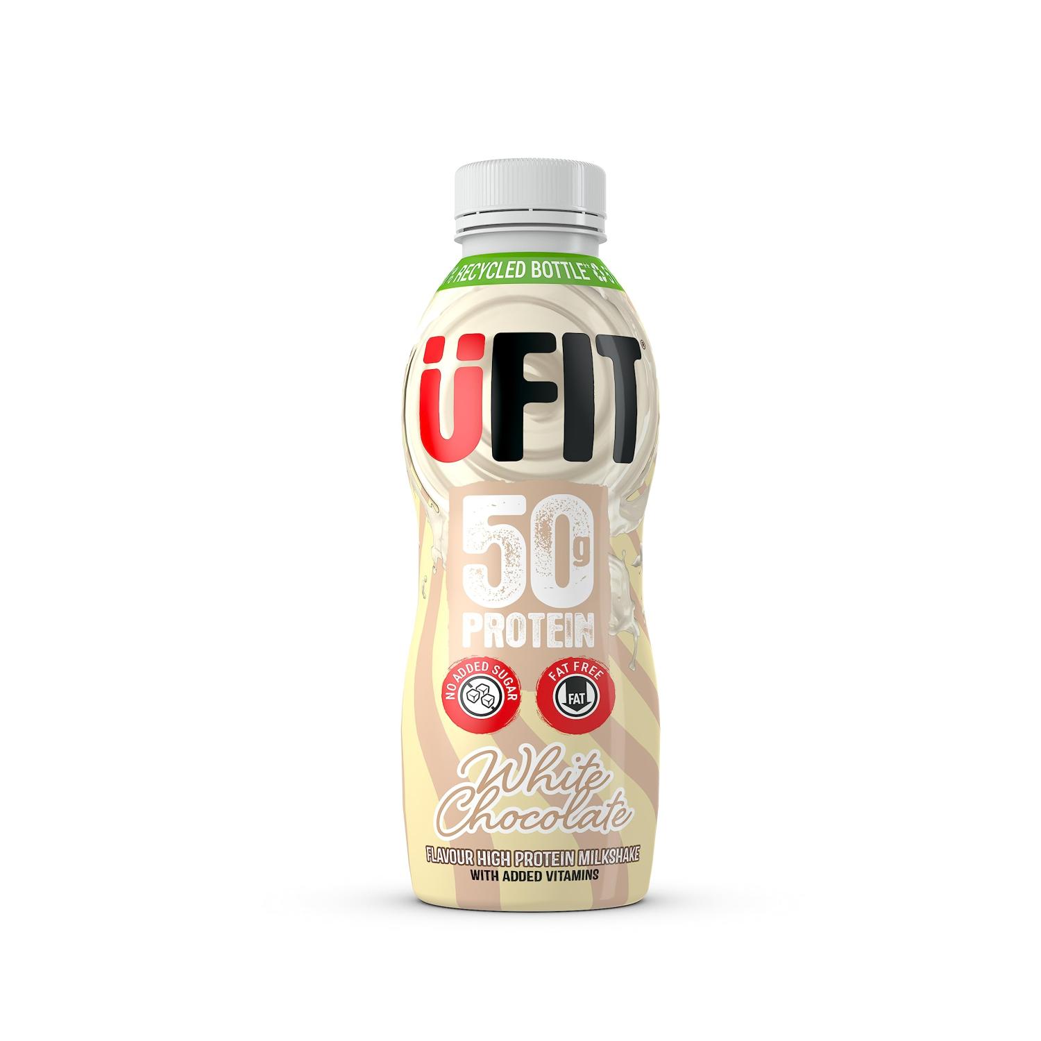 UFIT High Protein Milkshake White Chocolate 8x500ml | Buy Now with ...