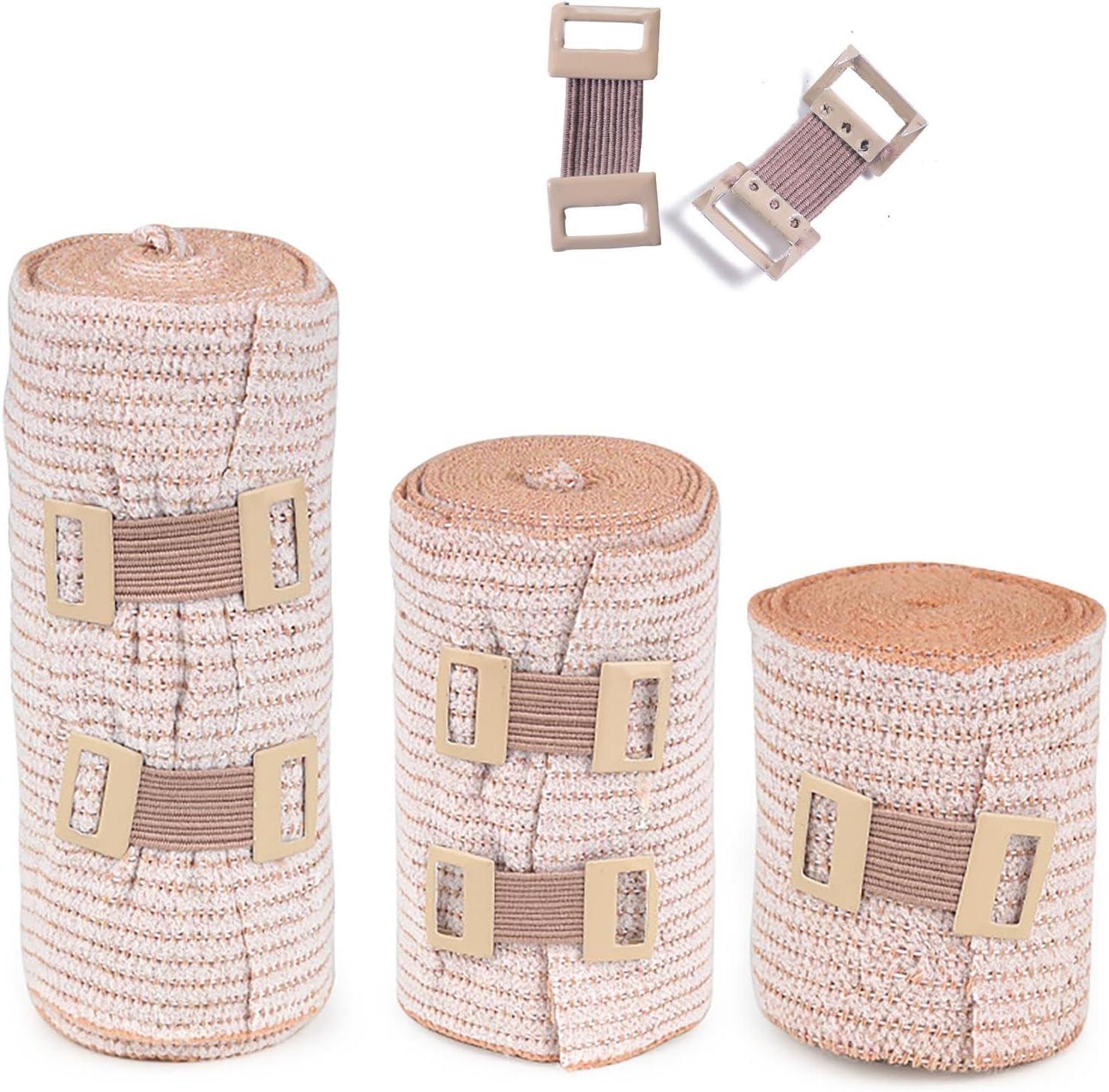 SEIWEI Elastic Bandage Clips - 60 PCS Replaceable Wrap Fastener Clips ...