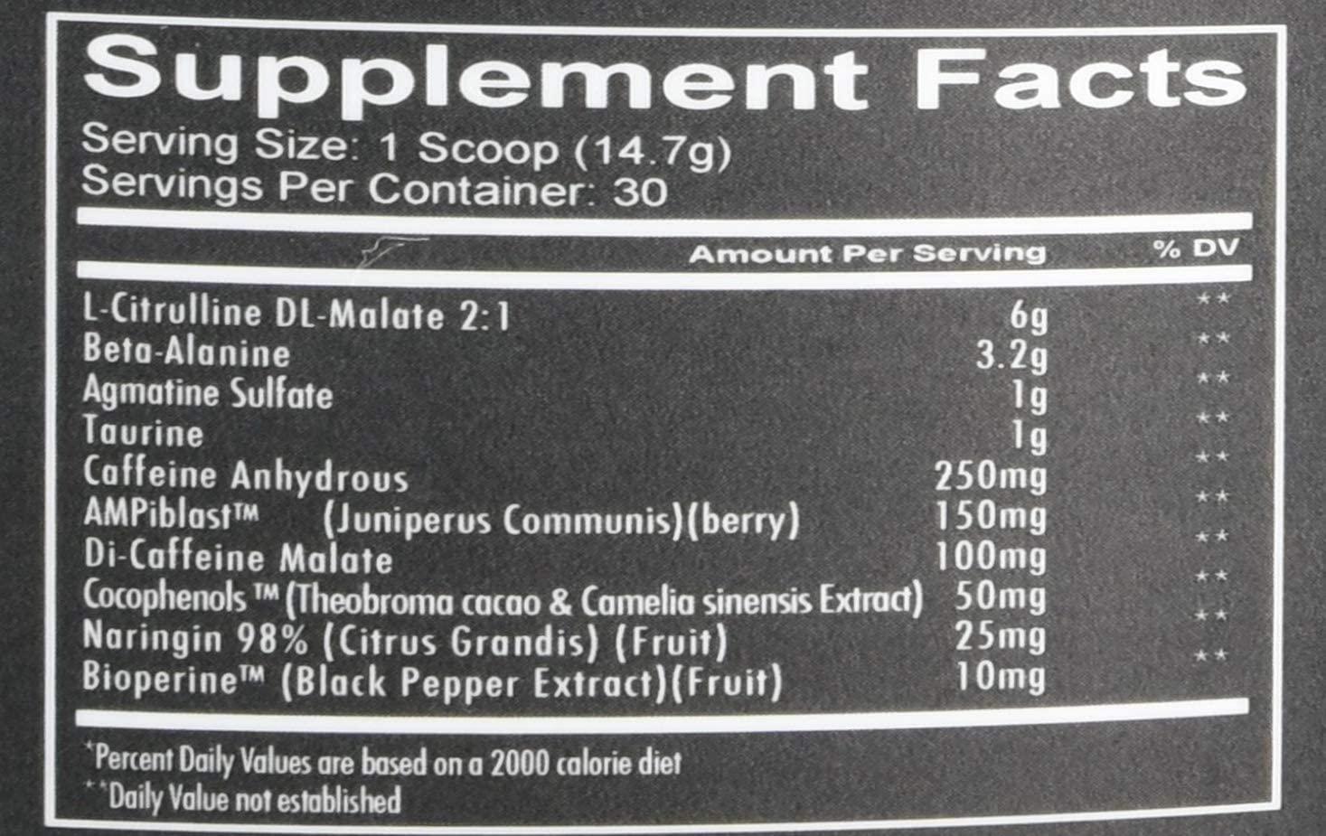 Redcon1 Total War Pre Workout - 30 Servings, Energy Boost, Endurance ...