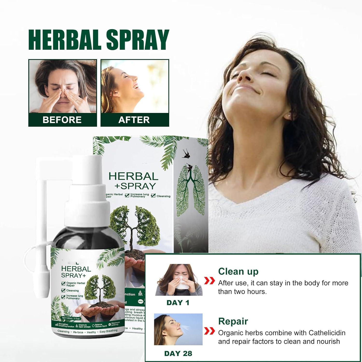 RespiNature Lung Cleanse Mist - Powerful Respiratory Support (5pcs ...