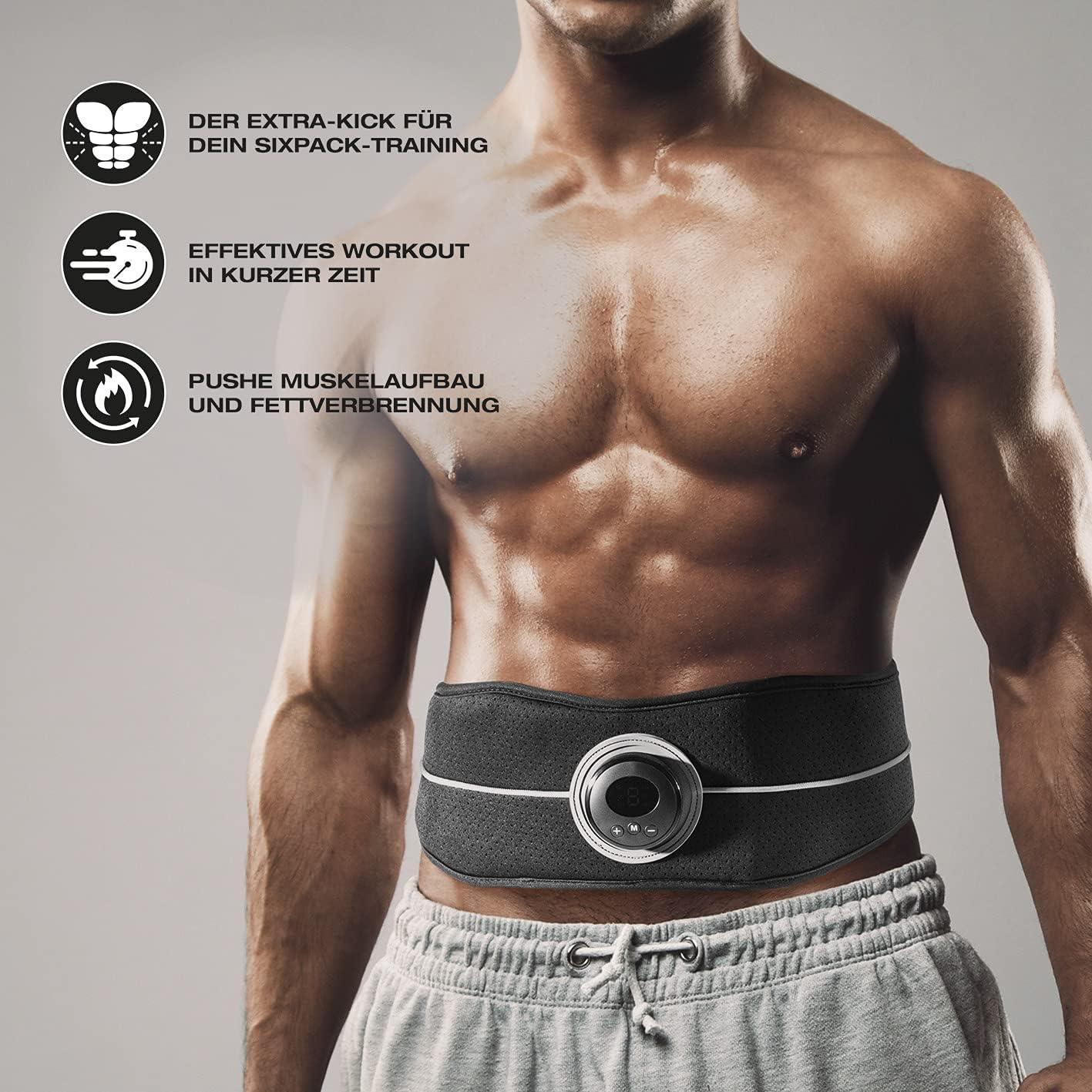 Buy Fitengine Flexible EMS Abdominal Muscle Belt - Unisex | 4 ...