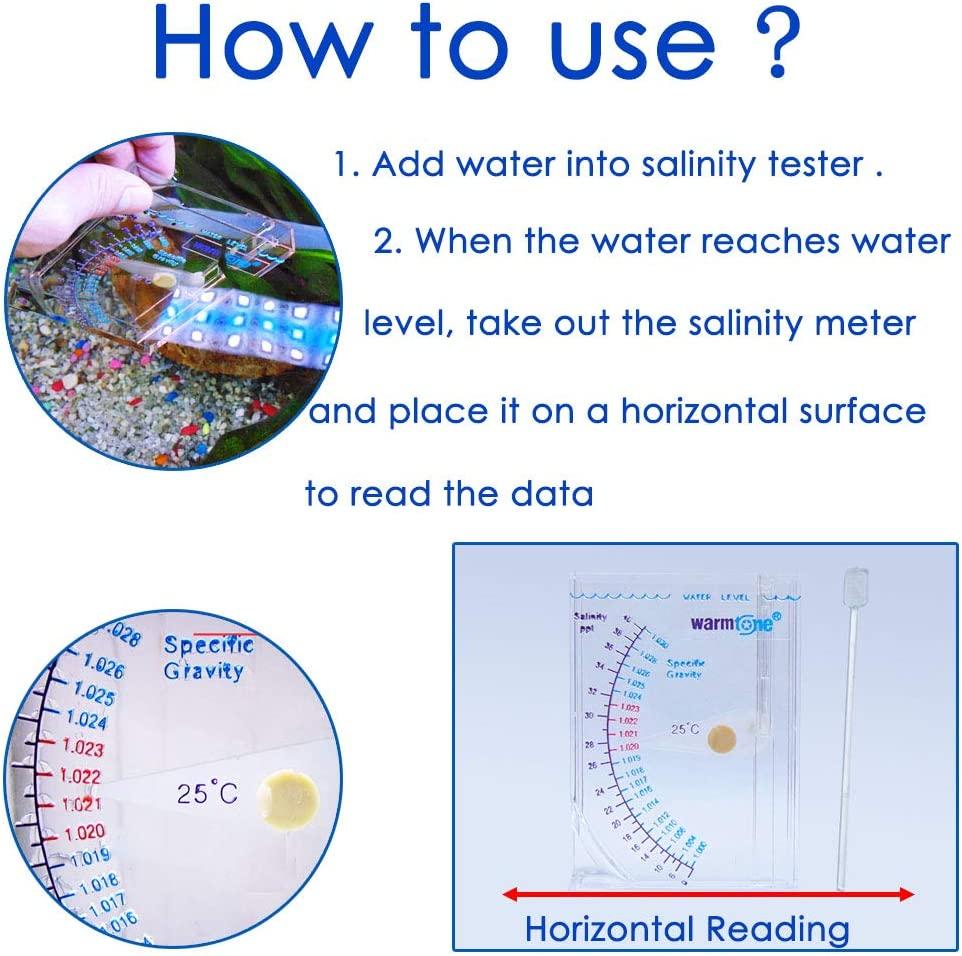 Capetsma Salinity Tester: Accurate Hydrometer for Aquariums - Marine ...