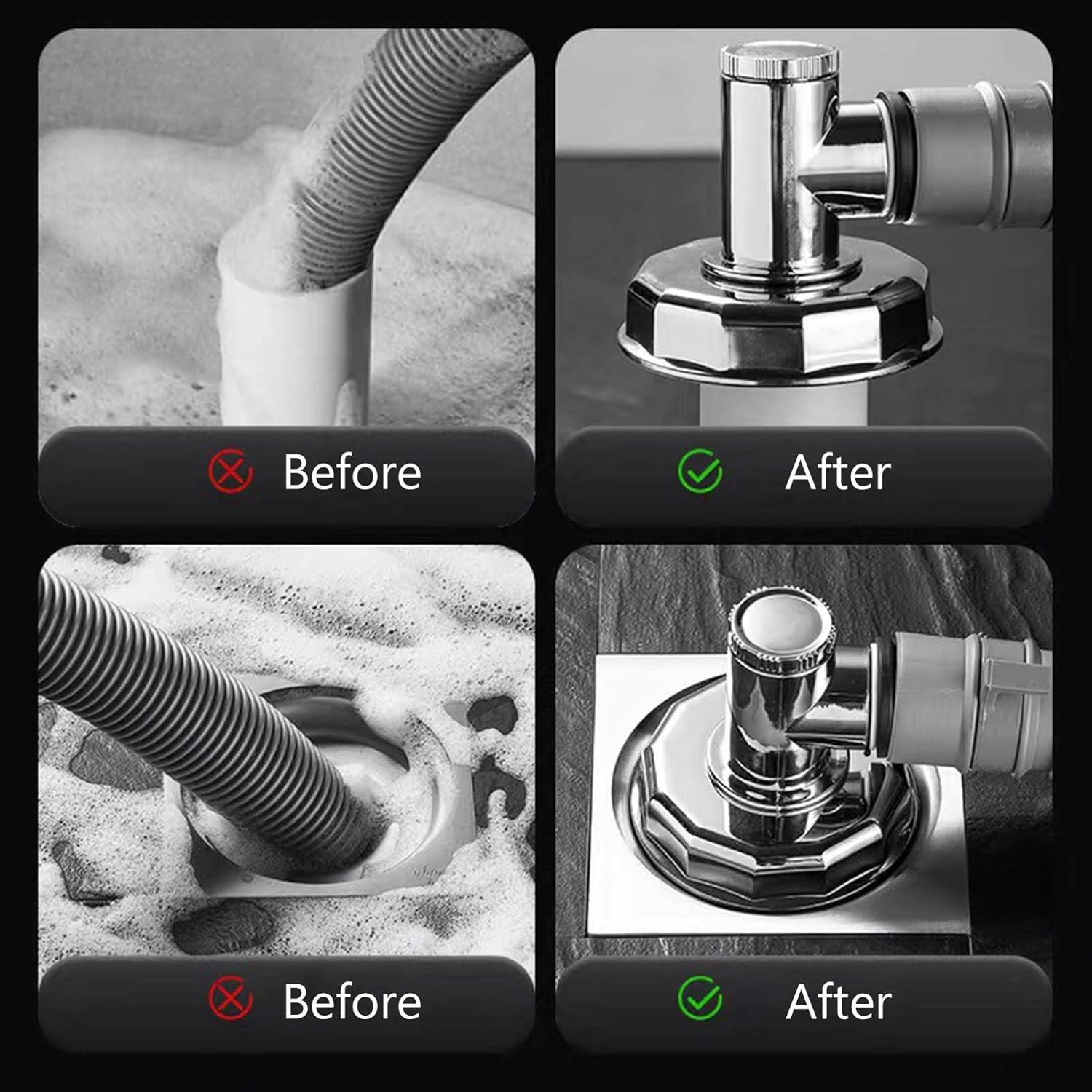 Washing Machine Floor Drain Adapter Connector Drain Deodorant Sealing ...