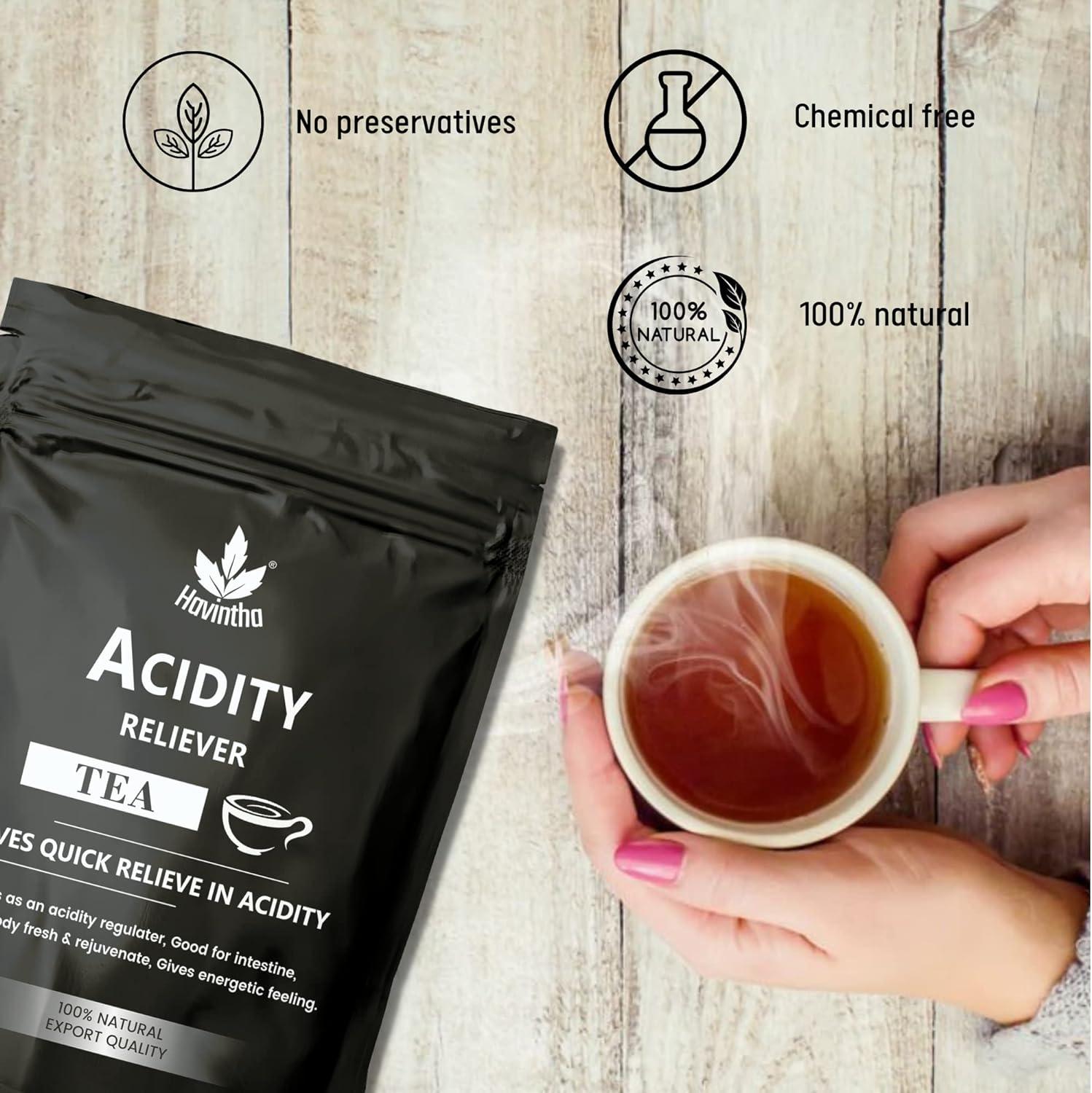 Havintha Ayurvedic Acidity Reliever Tea | Acidity Relief Chai For ...