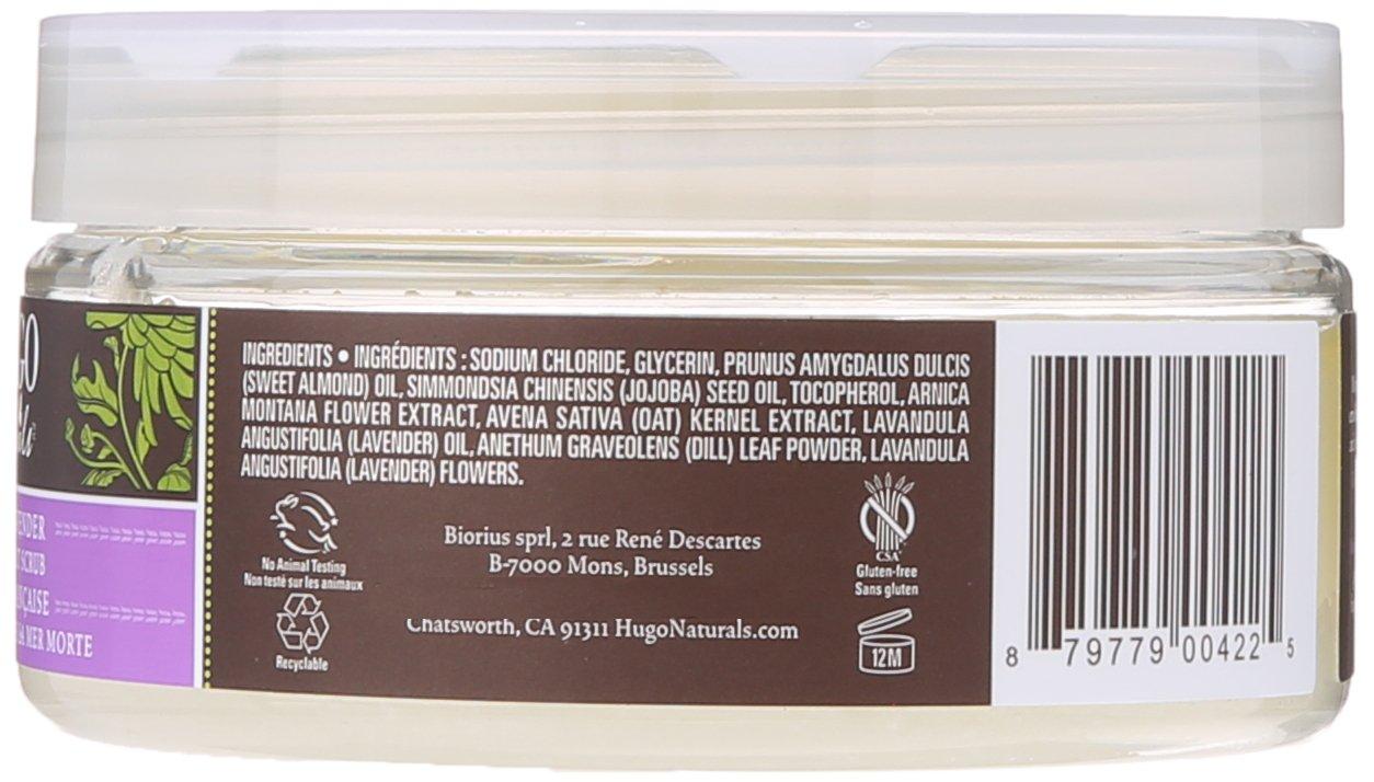 Hugo Naturals French Lavender and Dead Sea Salt Body Scrub - 9 oz Jar ...