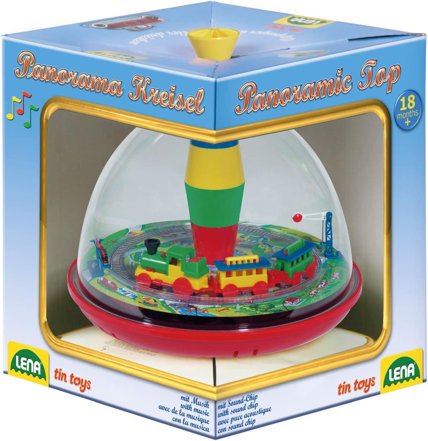 Lena 52120 Panorama Ride Railway - Classic Pumping Roundabout Toy for ...