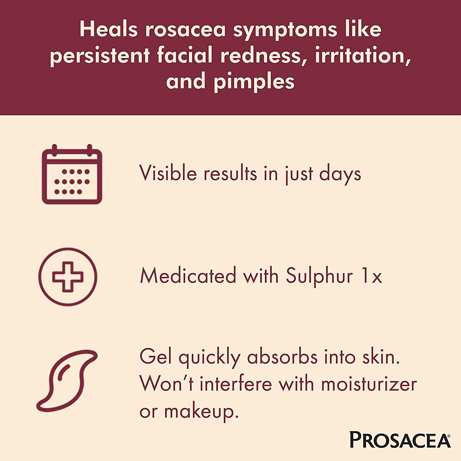 Prosacea Rosacea Treatment - 0.75 oz - Reduces Redness, Pimples, and ...