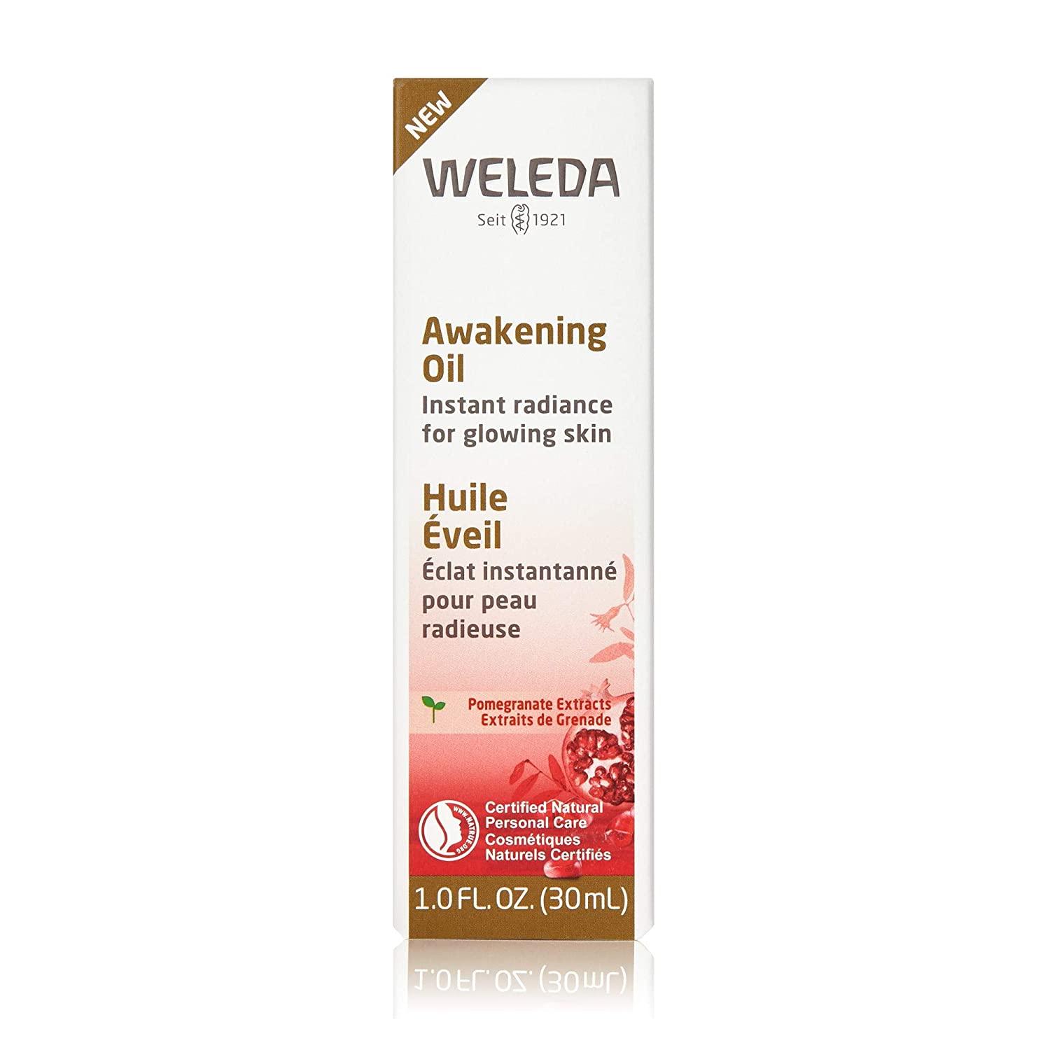 Weleda Awakening Face Oil â€“ Moisturizing Plant Oil with Pomegranate ...