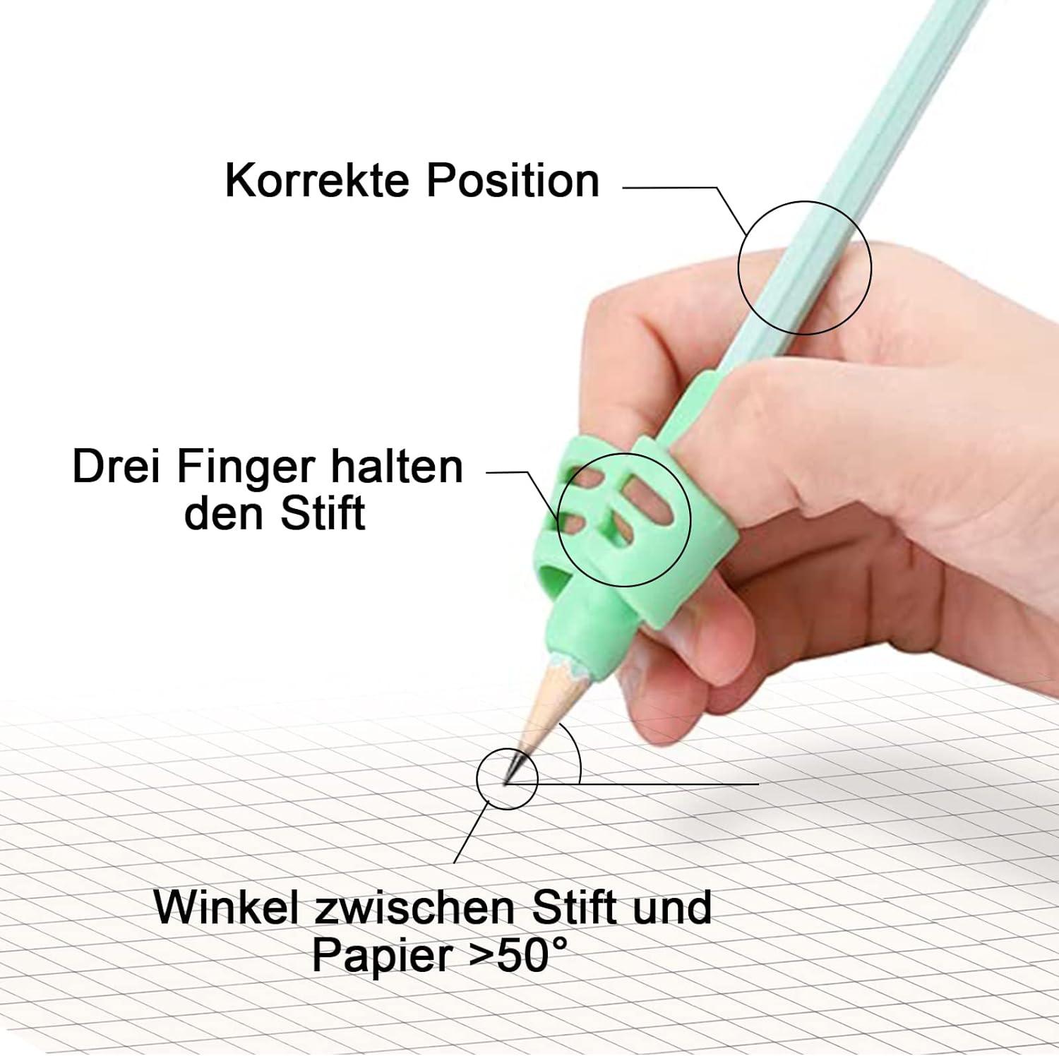 Buy Bozily 12-Piece Ergonomic Pencil Handles - Perfect Pen Holders for ...