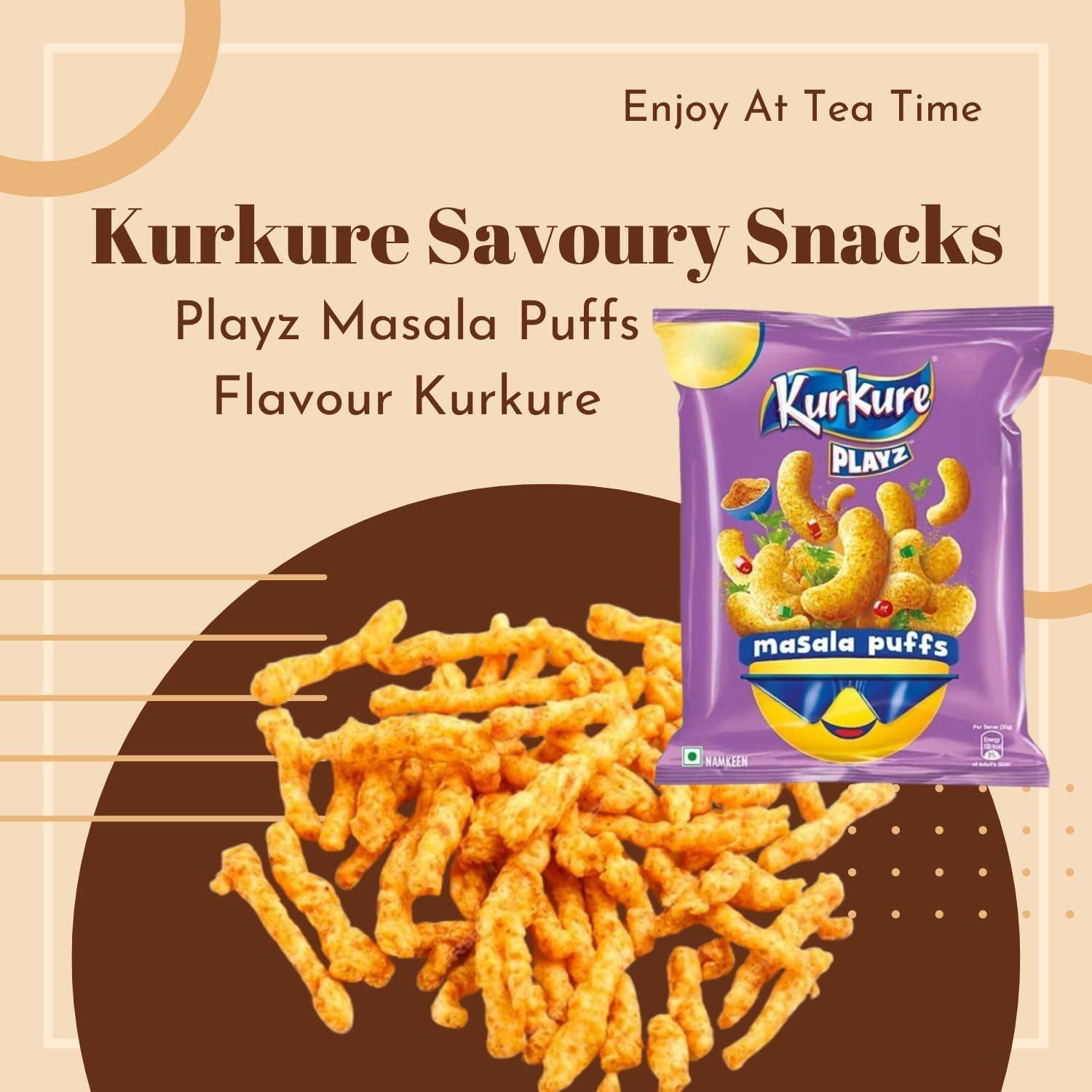 Kurkure (Playz Masala Puffs) (55 Gram) - Playful Shapes provide a ...