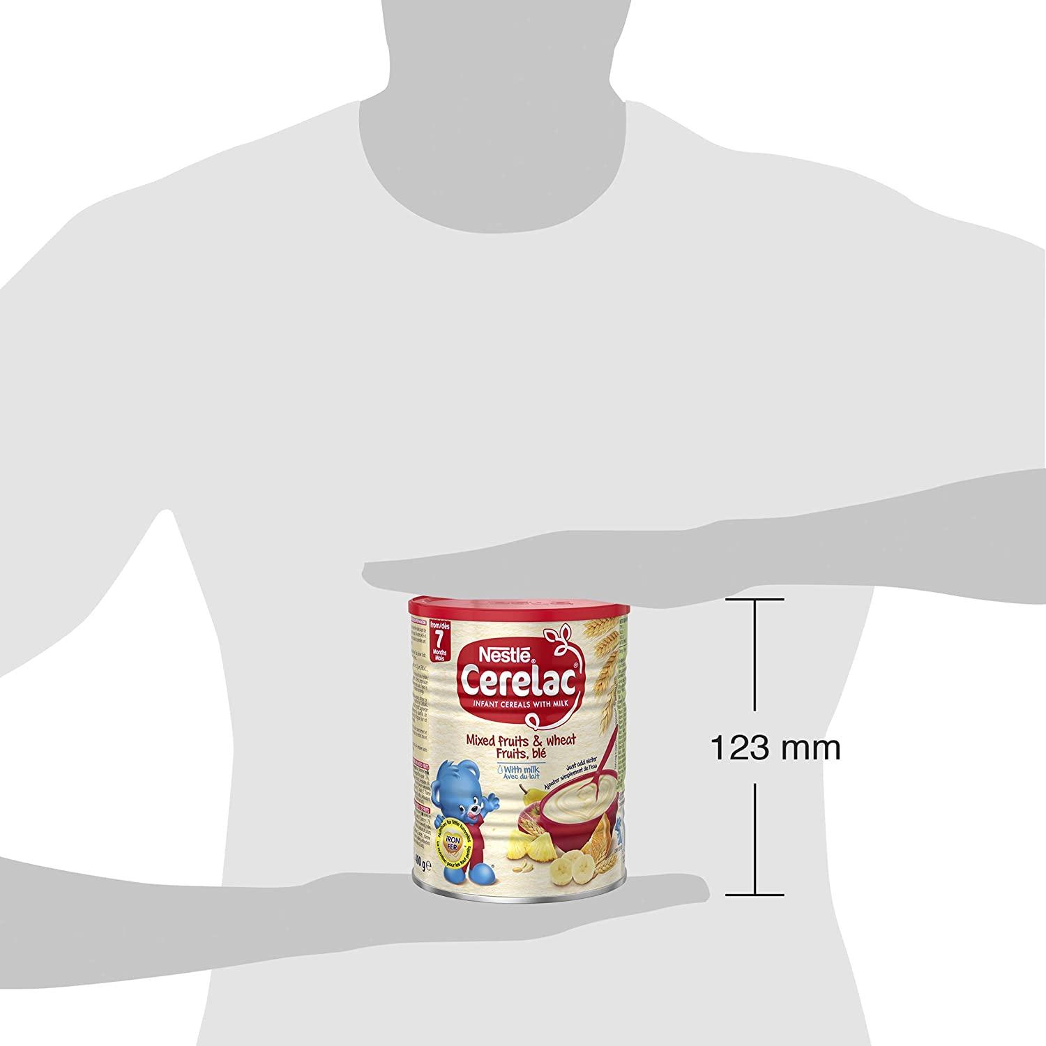 Nestle Cerelac Mixed Fruits & Wheat with Milk 14.1 oz Cans (Pack of 4 ...