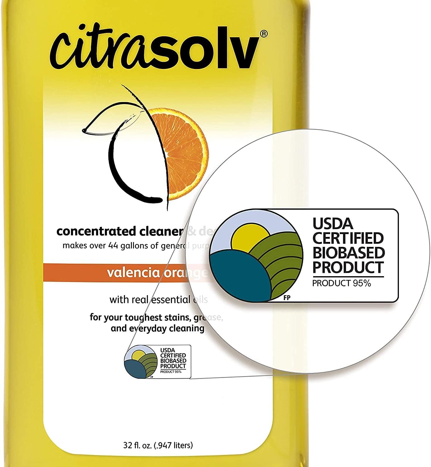 Citra Solv Valencia Orange Concentrated Cleaner & Degreaser 32 Fl Oz ...