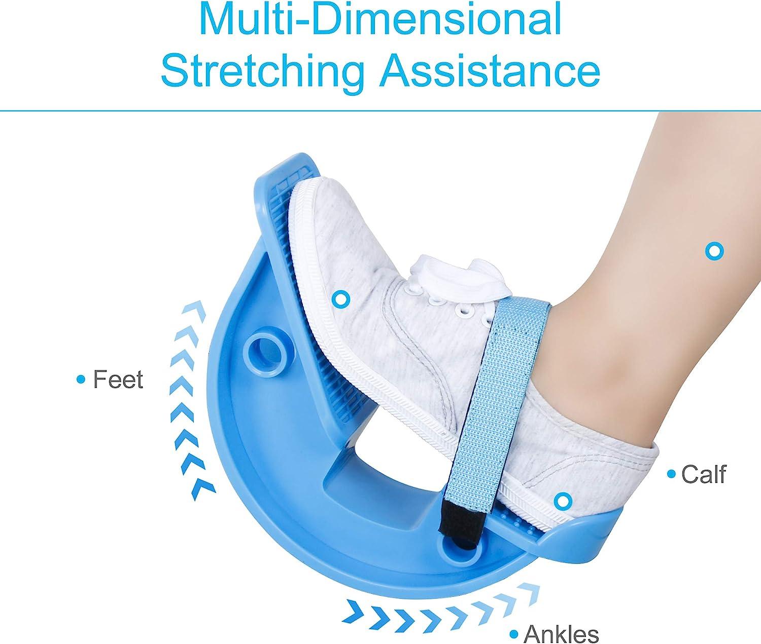 REAQER Foot Rocker with Fixing Strap for Plantar Fasciitis & Achilles ...