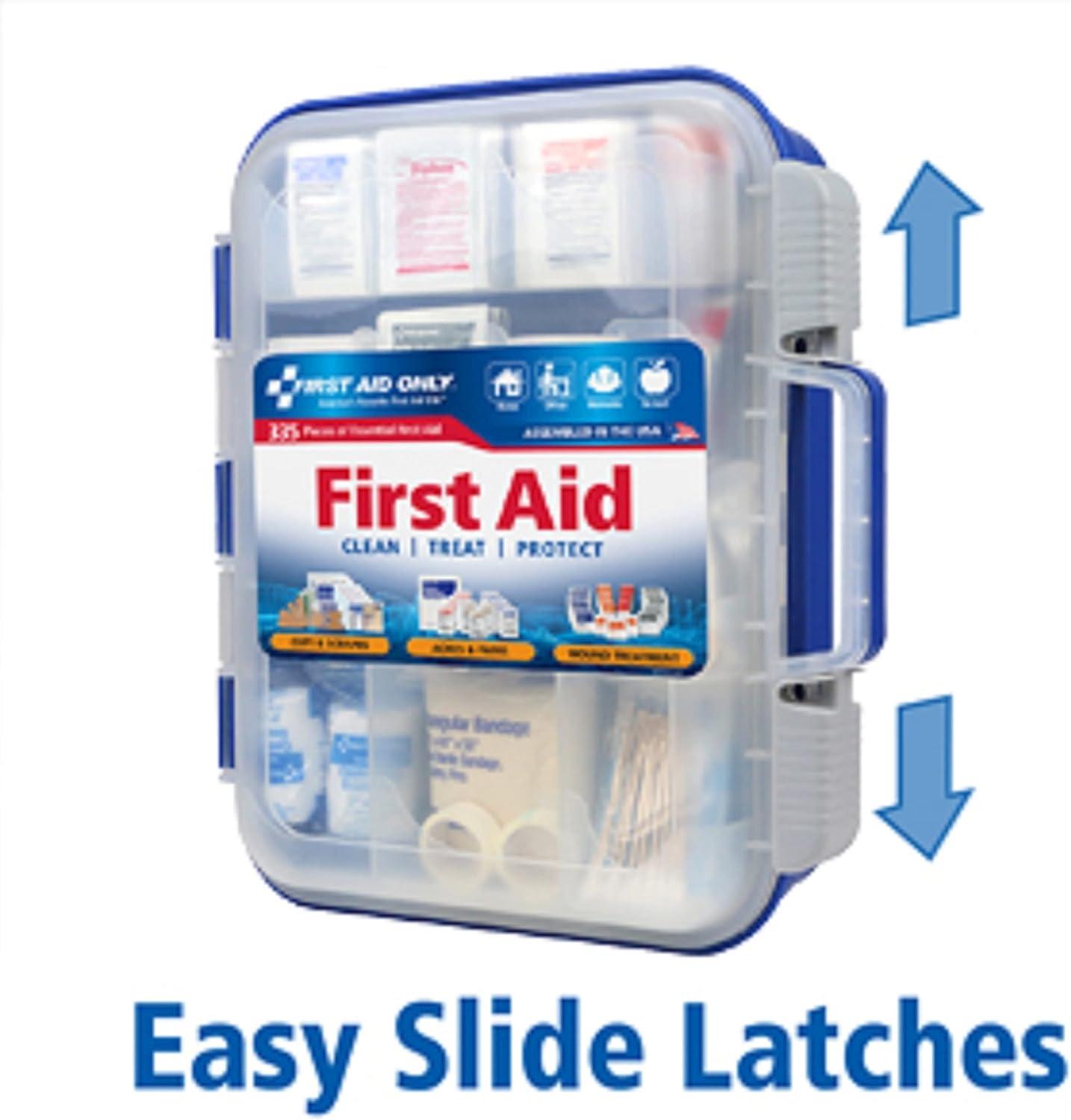 First Aid Only 335-Piece All-Purpose First Aid Kit - OSHA Compliant ...