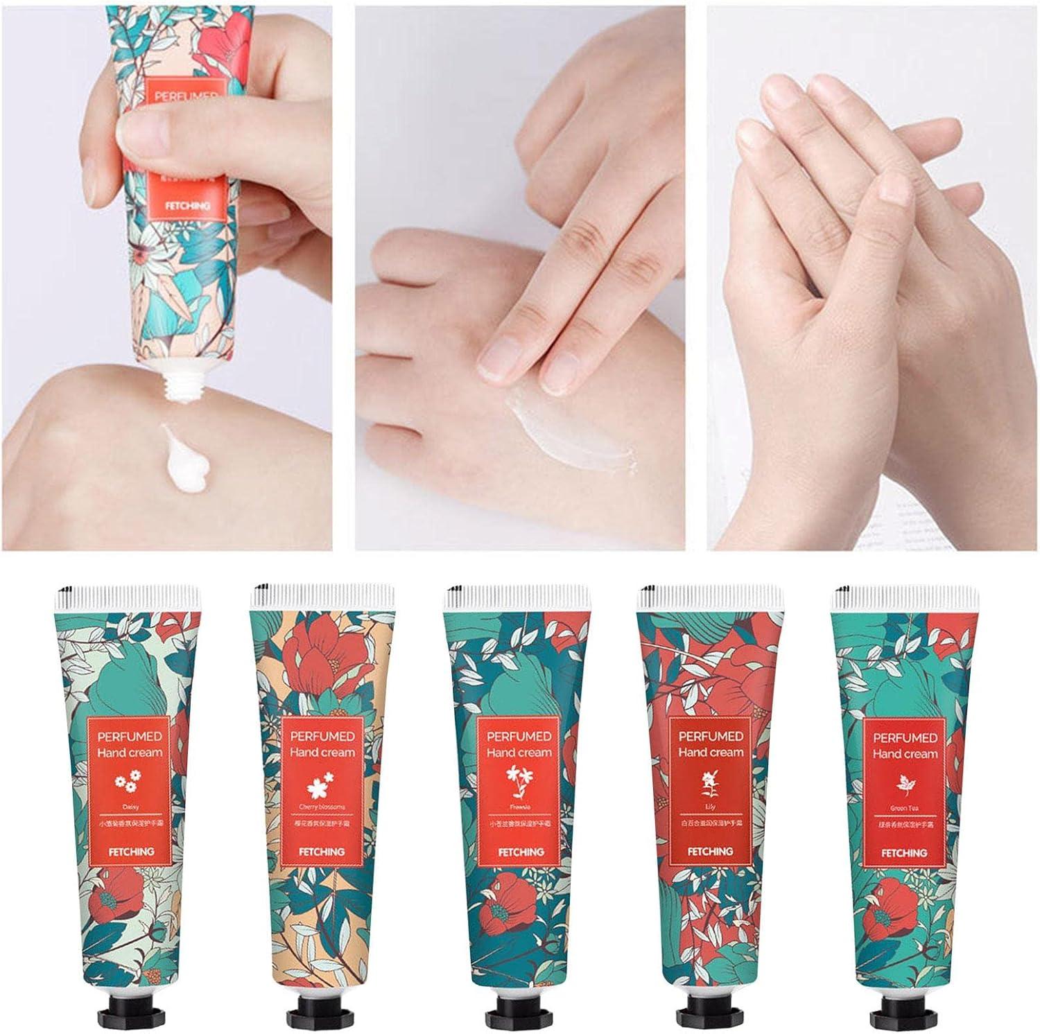 Shop Hand Cream Gift Set - 5 Floral Moisturizing Plant Essence Hand ...