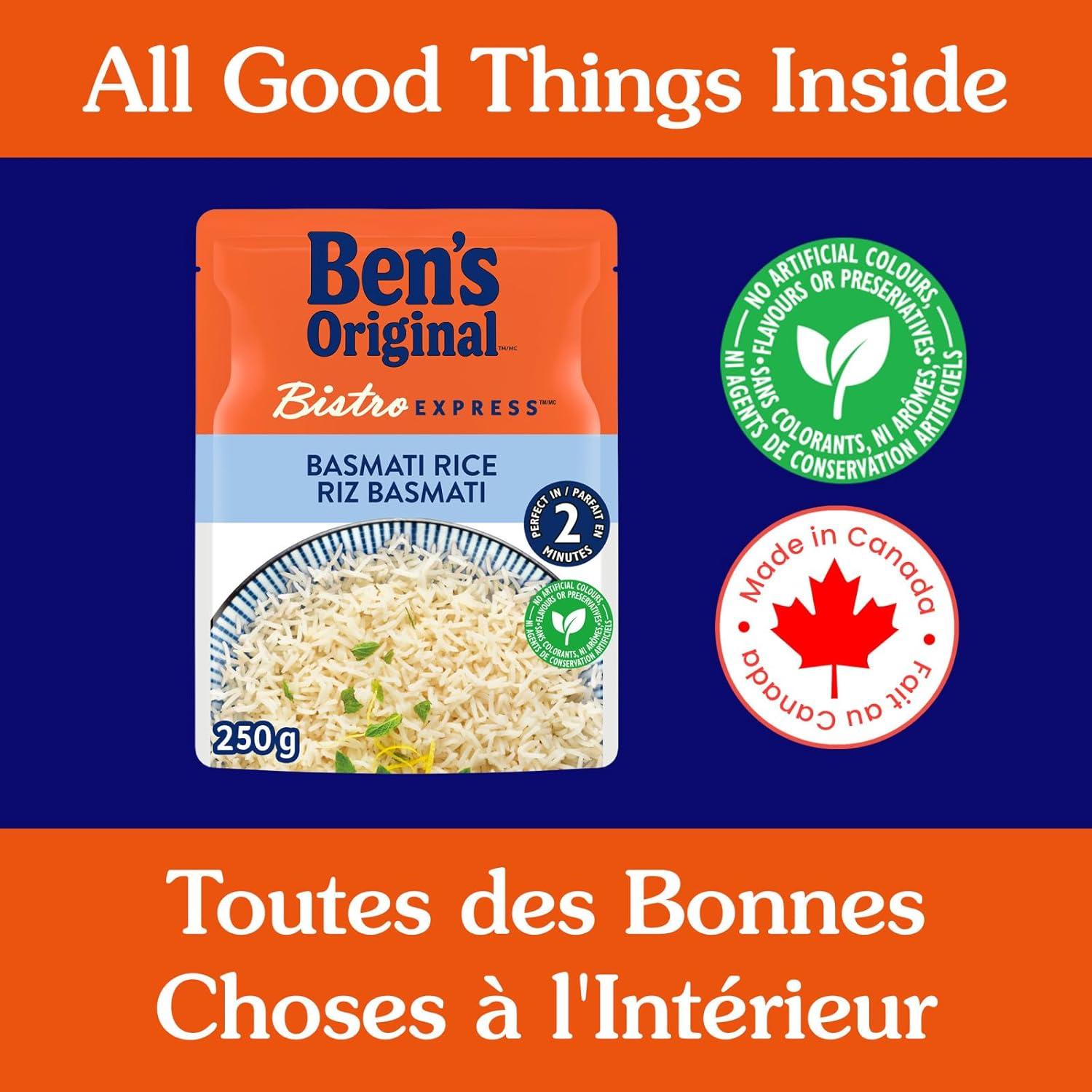 BEN'S ORIGINAL BISTRO EXPRESS Basmati Rice Long Grain Rice Side Dish ...