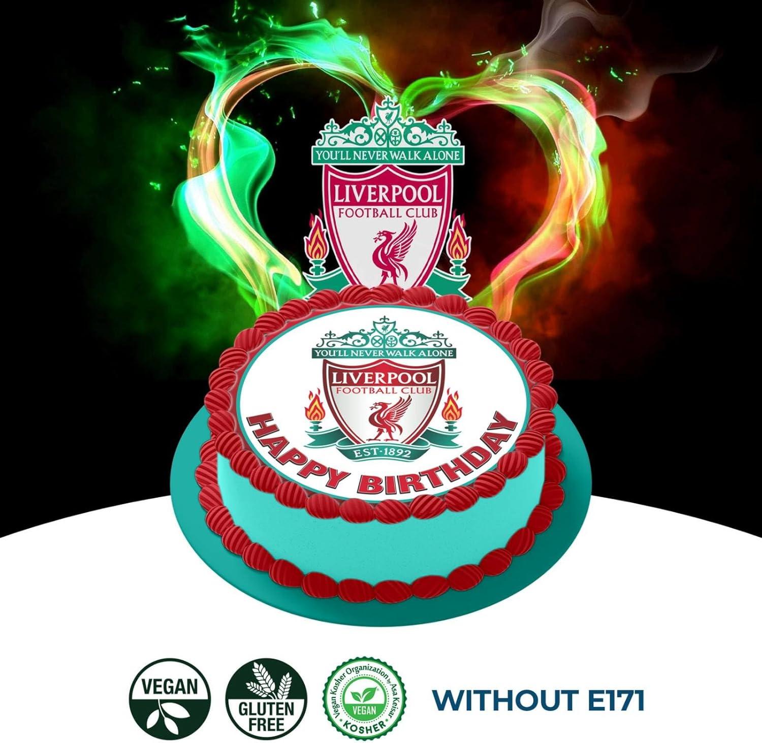 YummyArt Edible Cake Topper - edible cake decorations 20cm diameter ...