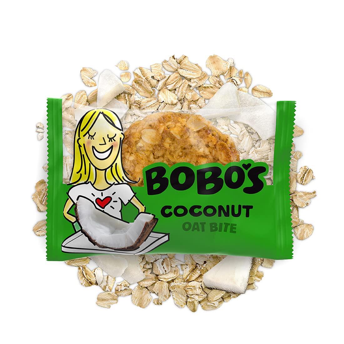 Bobo's Oat Bites - Coconut, 30 Pack, Gluten Free, Vegan Snack, Made in ...
