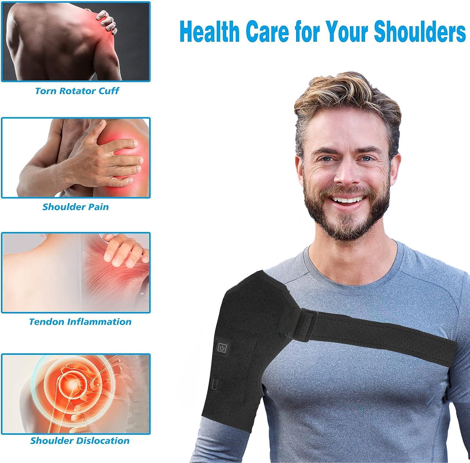 LXH USB Shoulder Heating Pad for Pain Relief - 3 Heat Settings ...
