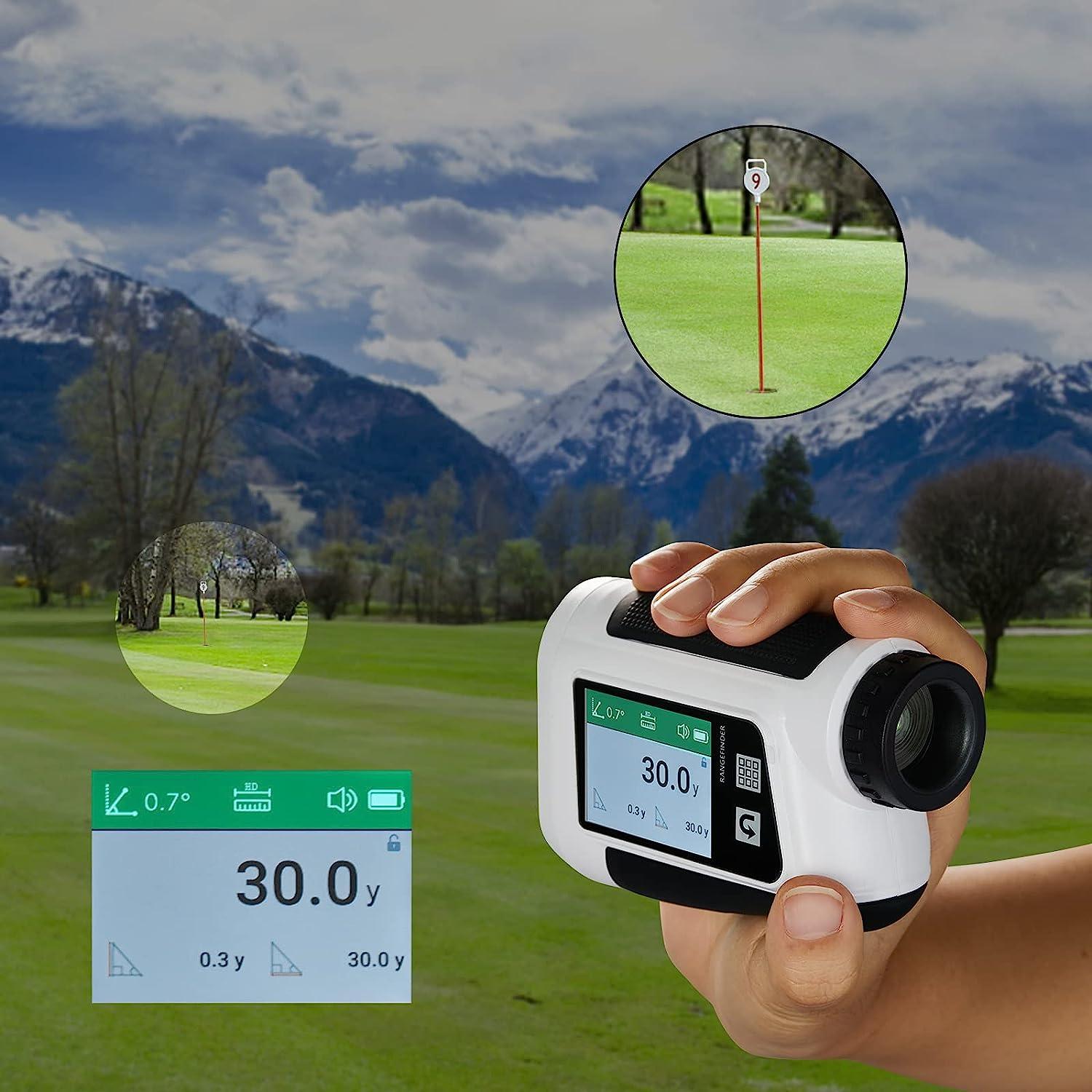 Rumia Golf Rangefinder 1200 Yards | 6X Magnification & LCD Touch Screen ...