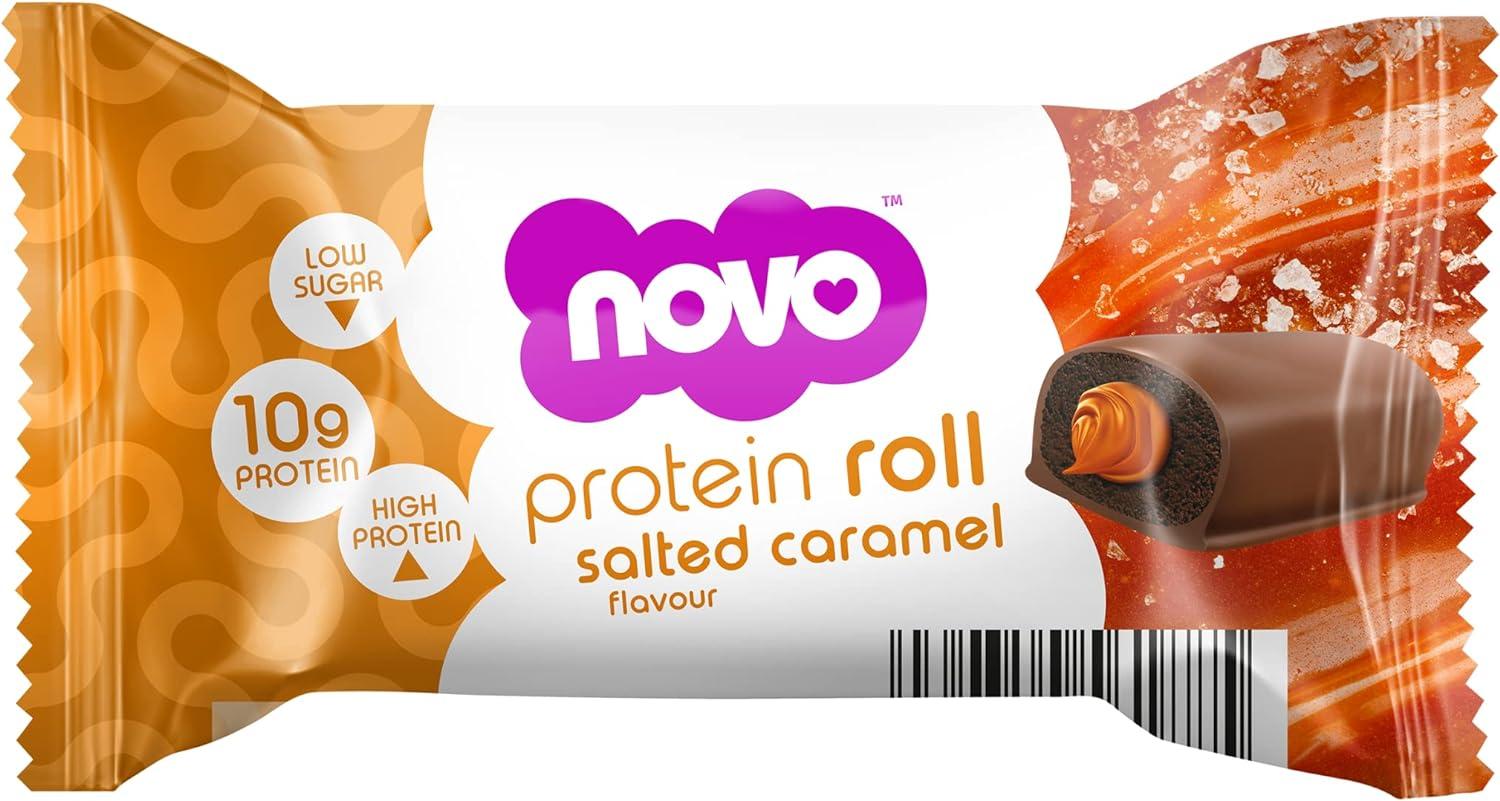 Novo Nutrition Protein Rolls | High Protein Roll Bar Healthy Snack ...