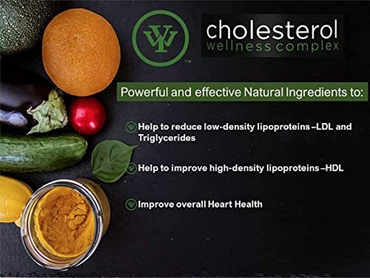 Cholesterol Wellness Complex - 120 Capsules for Blood Circulation ...