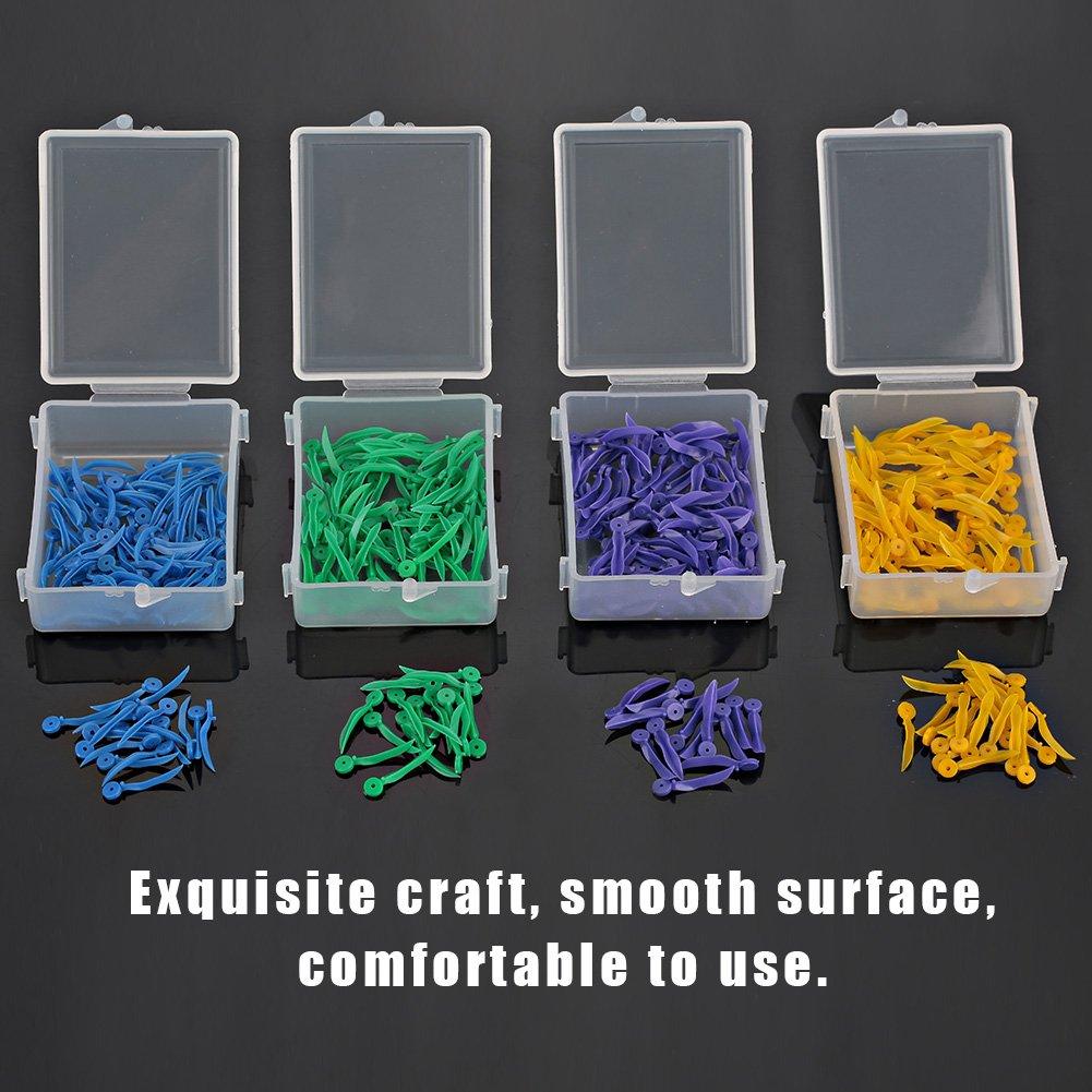 Disposable Dental Wedges 400 Pack - Wavy Poly Wedges with Holes 4 ...