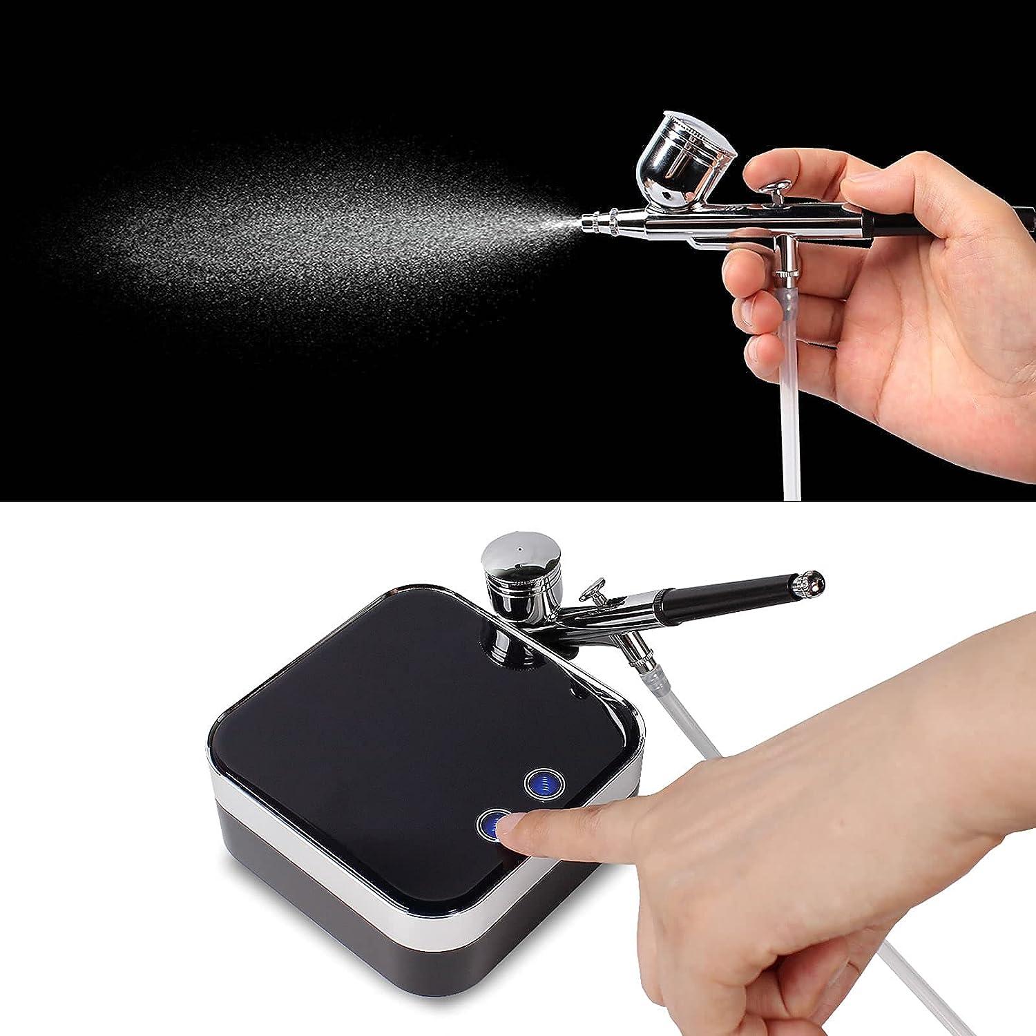 Zuhiton Professional Airbrush Makeup Kit - Portable Mini Spray Gun for ...